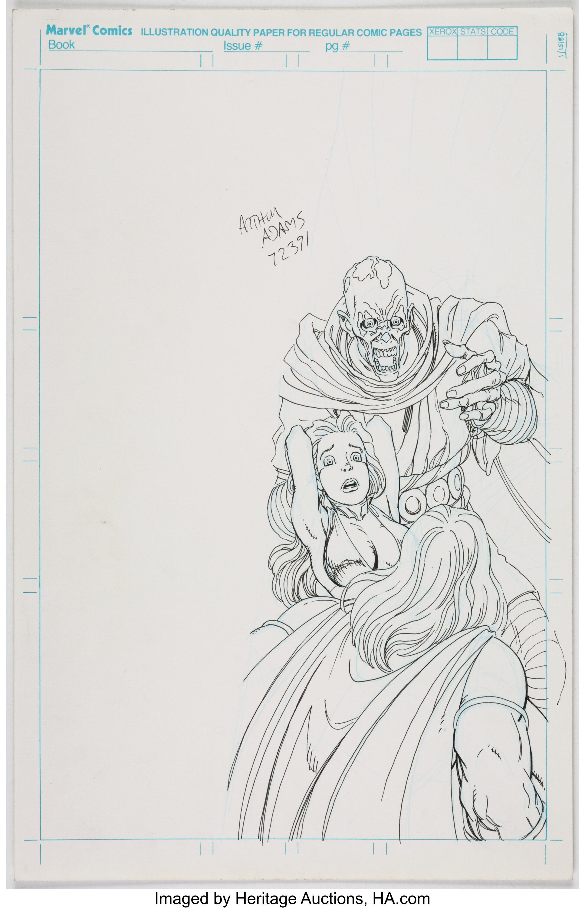 Arthur Adams - Fantasy Illustration Original Art (Publisher, | Lot ...