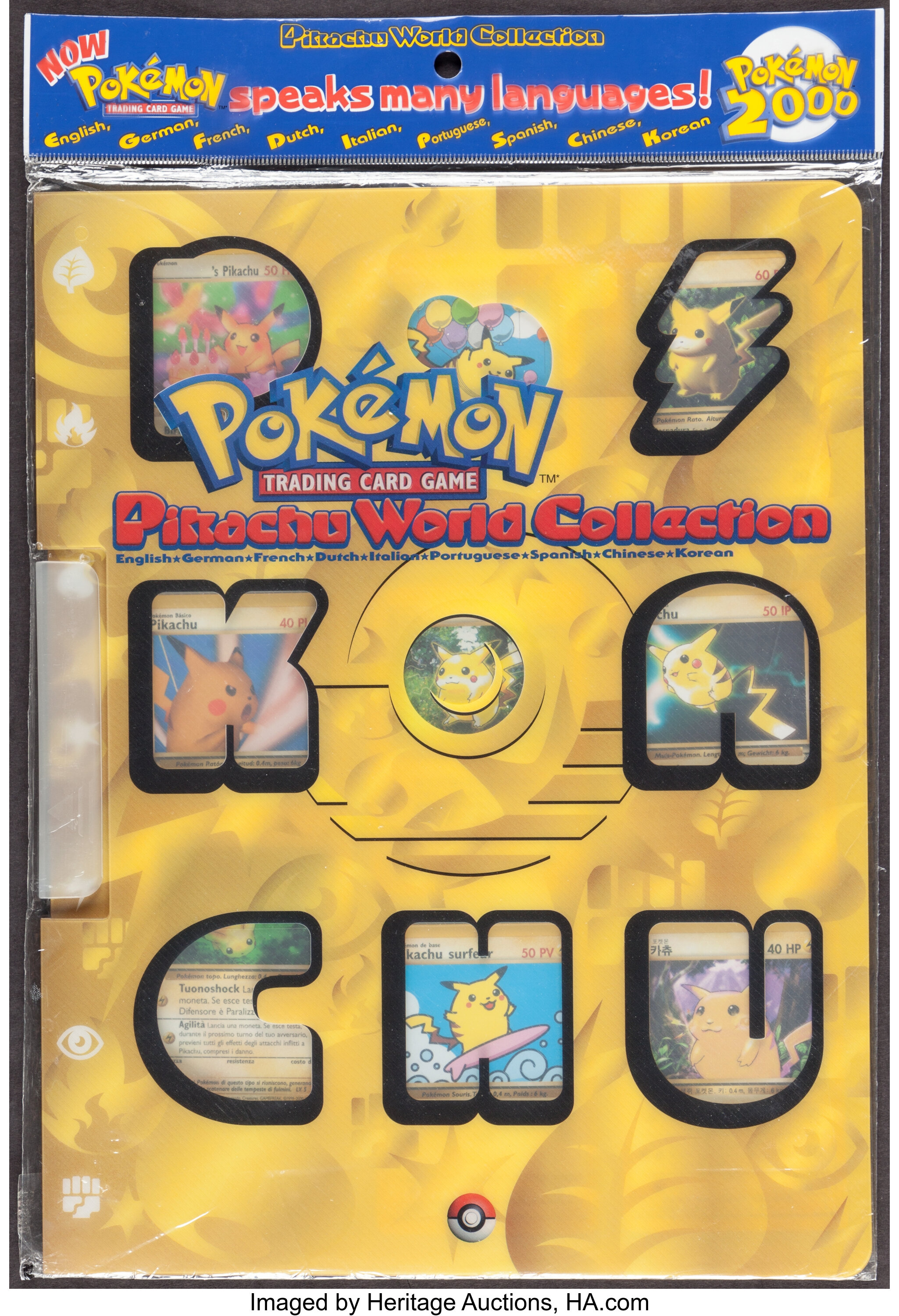 Pokémon Pikachu World Collection Sealed Booklet (Wizards of the | Lot ...