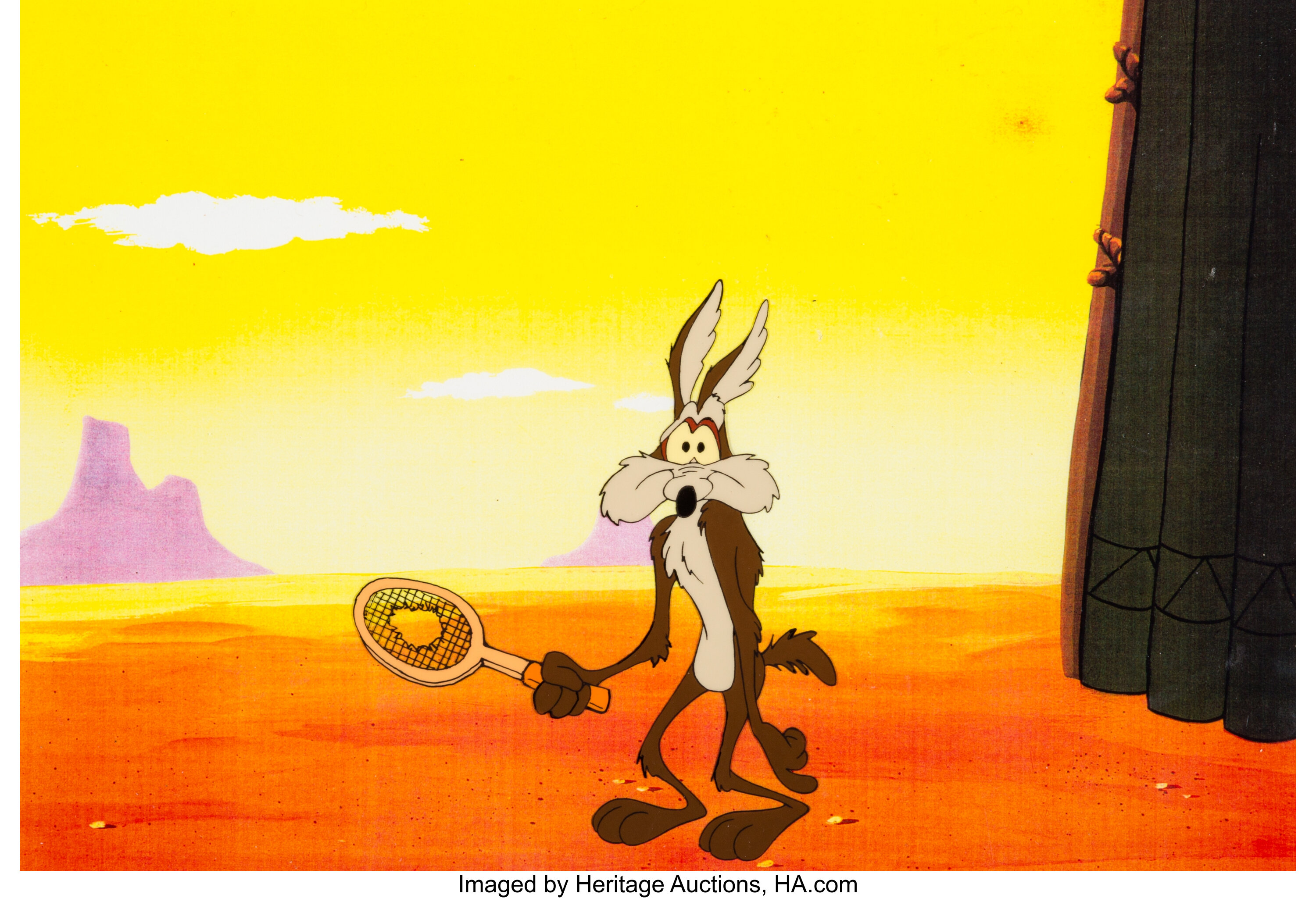 Wile E. Coyote Color Model Cel (Warner Brothers, c. 1990-2000s ...