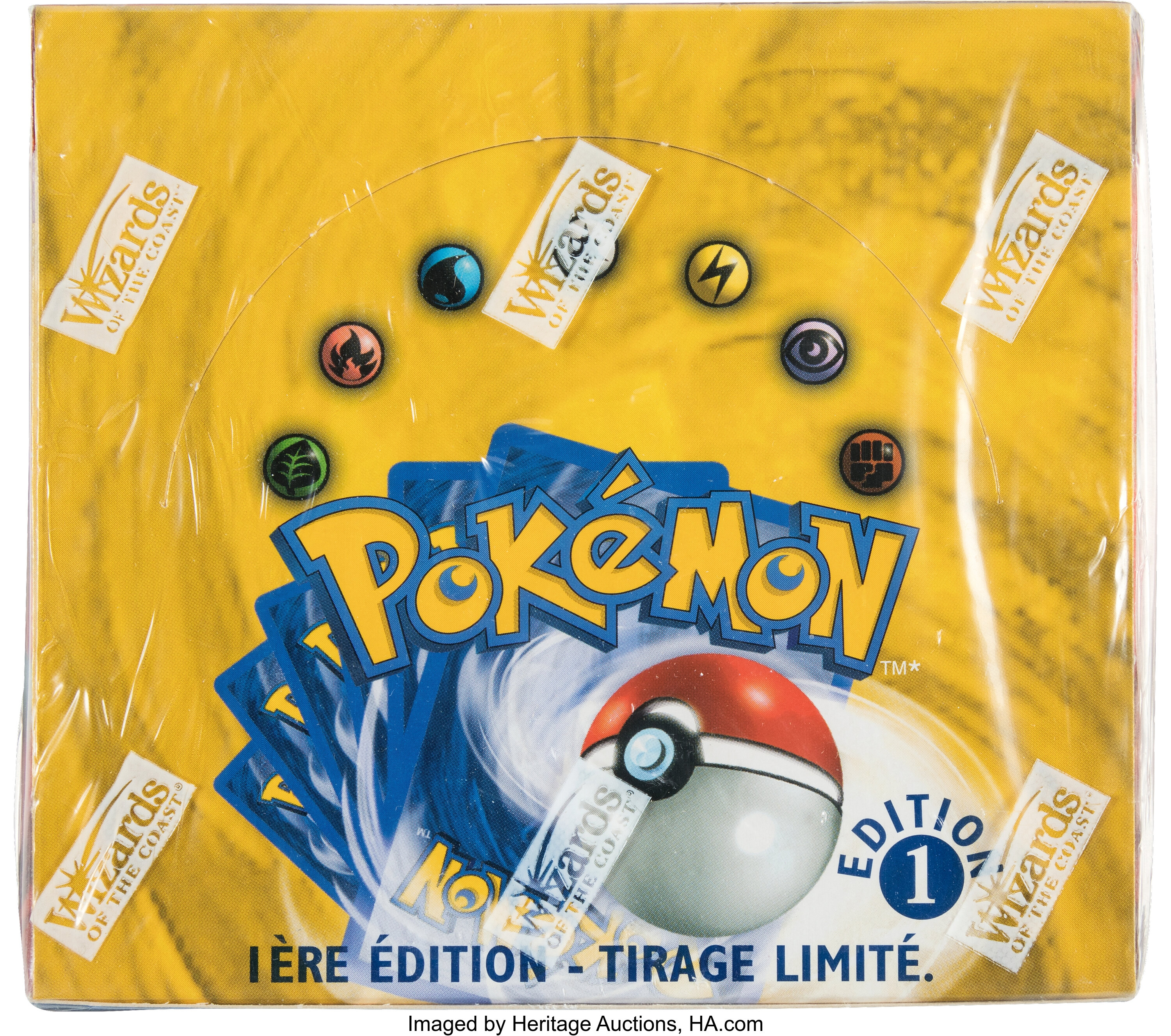 Pokémon French First Edition Base Set Sealed Booster Box (Wizards | Lot ...