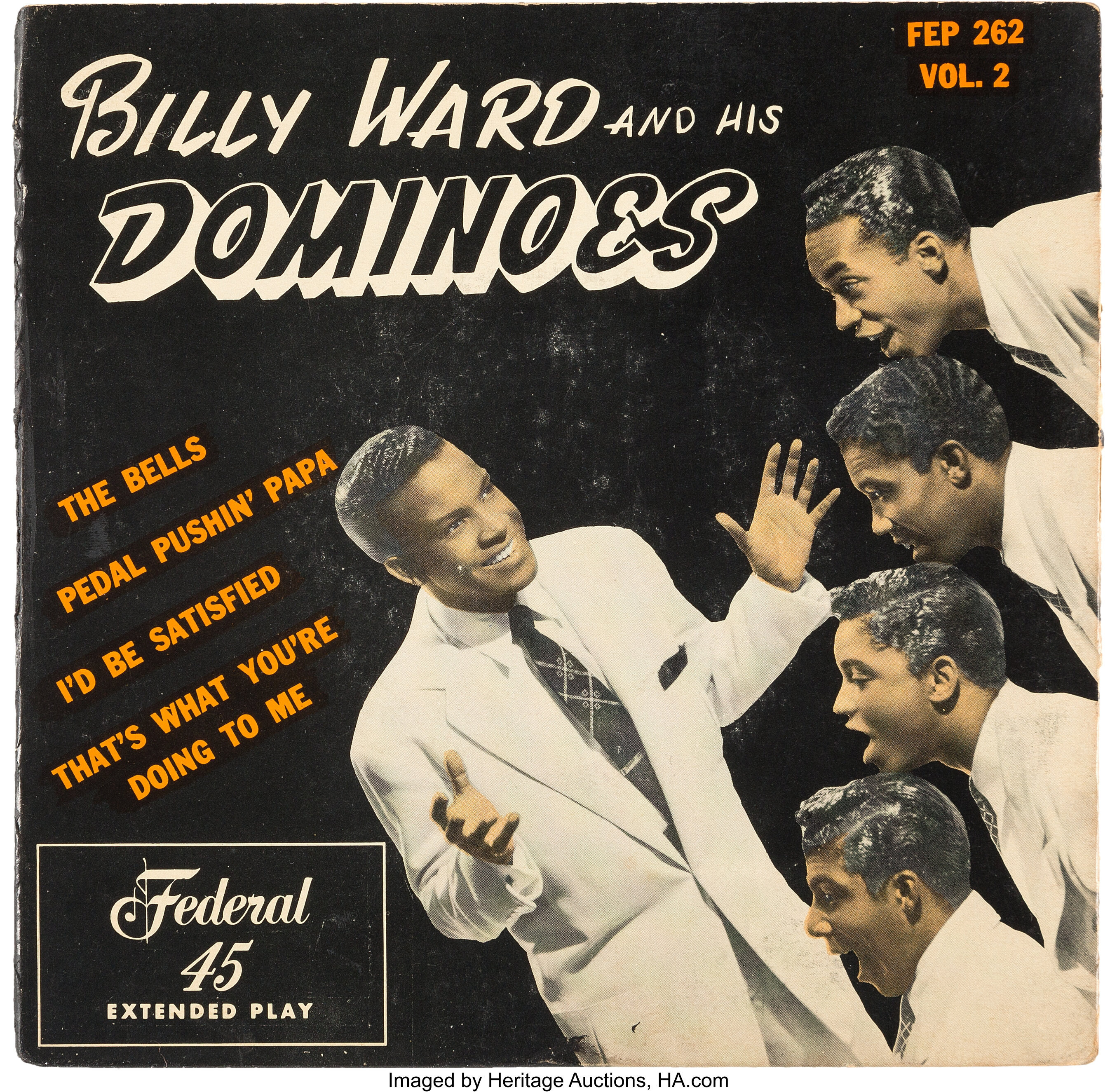 Billy Ward and His Dominoes Vinyl 7-Inch EP (Federal, FEP 262 Vol ...