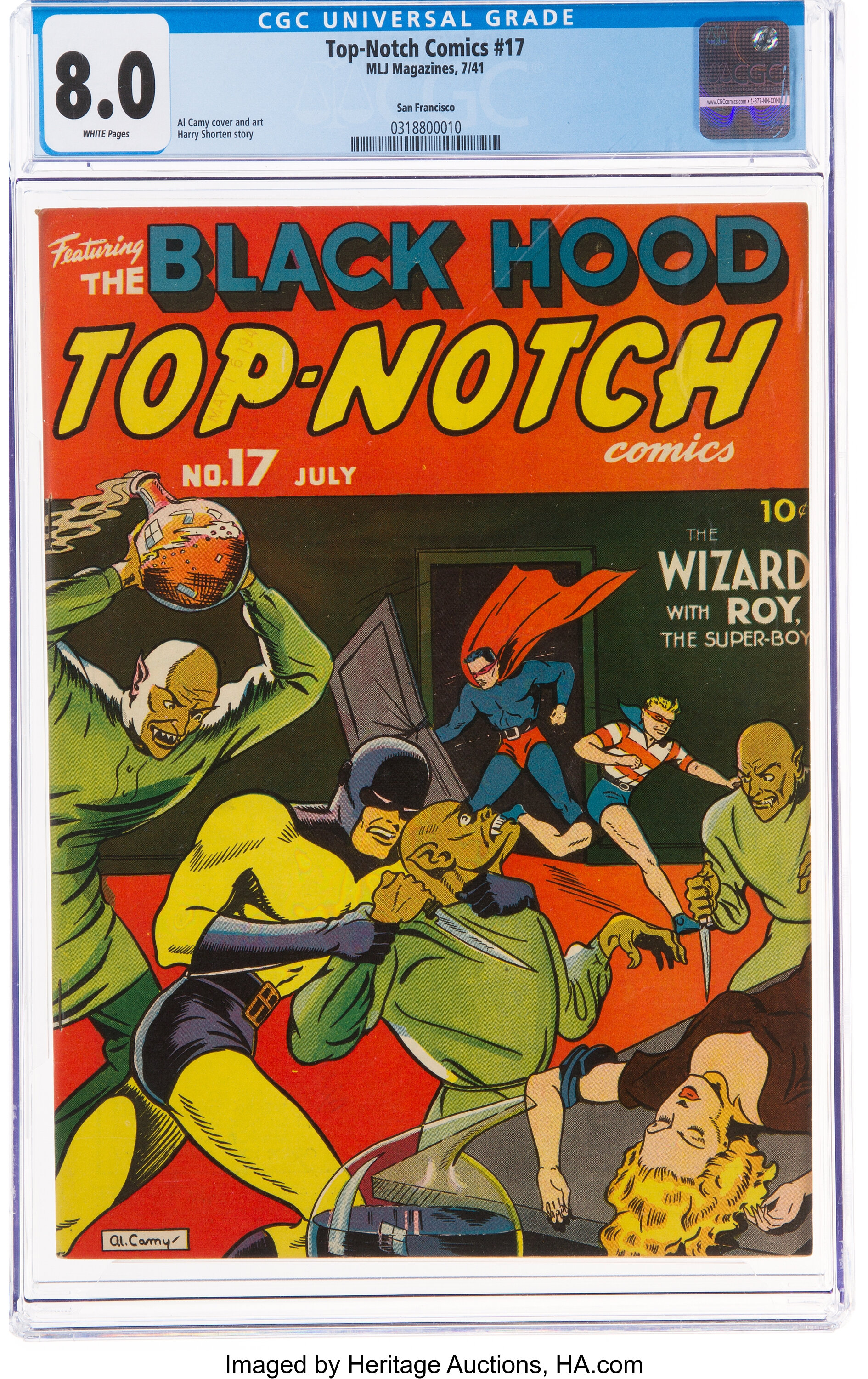 How Much Is Top Notch Comics #17 Worth? Browse Comic Prices | Heritage ...