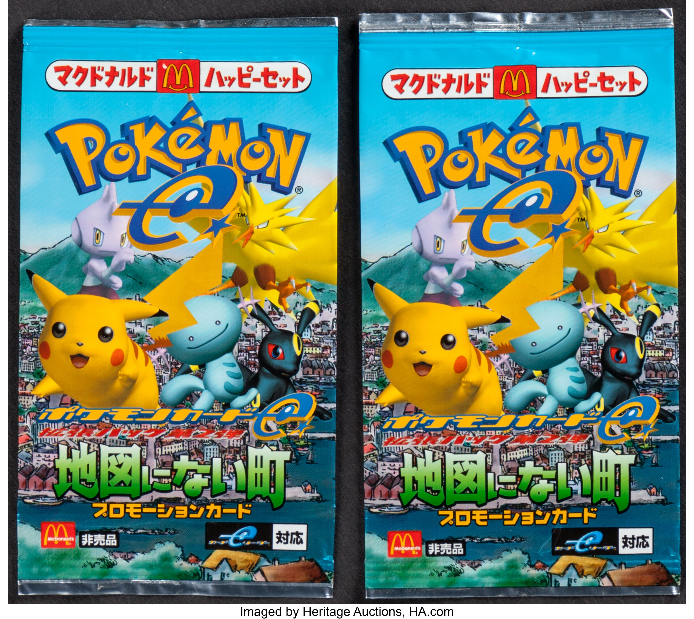 Pokémon McDonald's e Minimum Booster Pack Group of 2 (Pokemon, | Lot ...