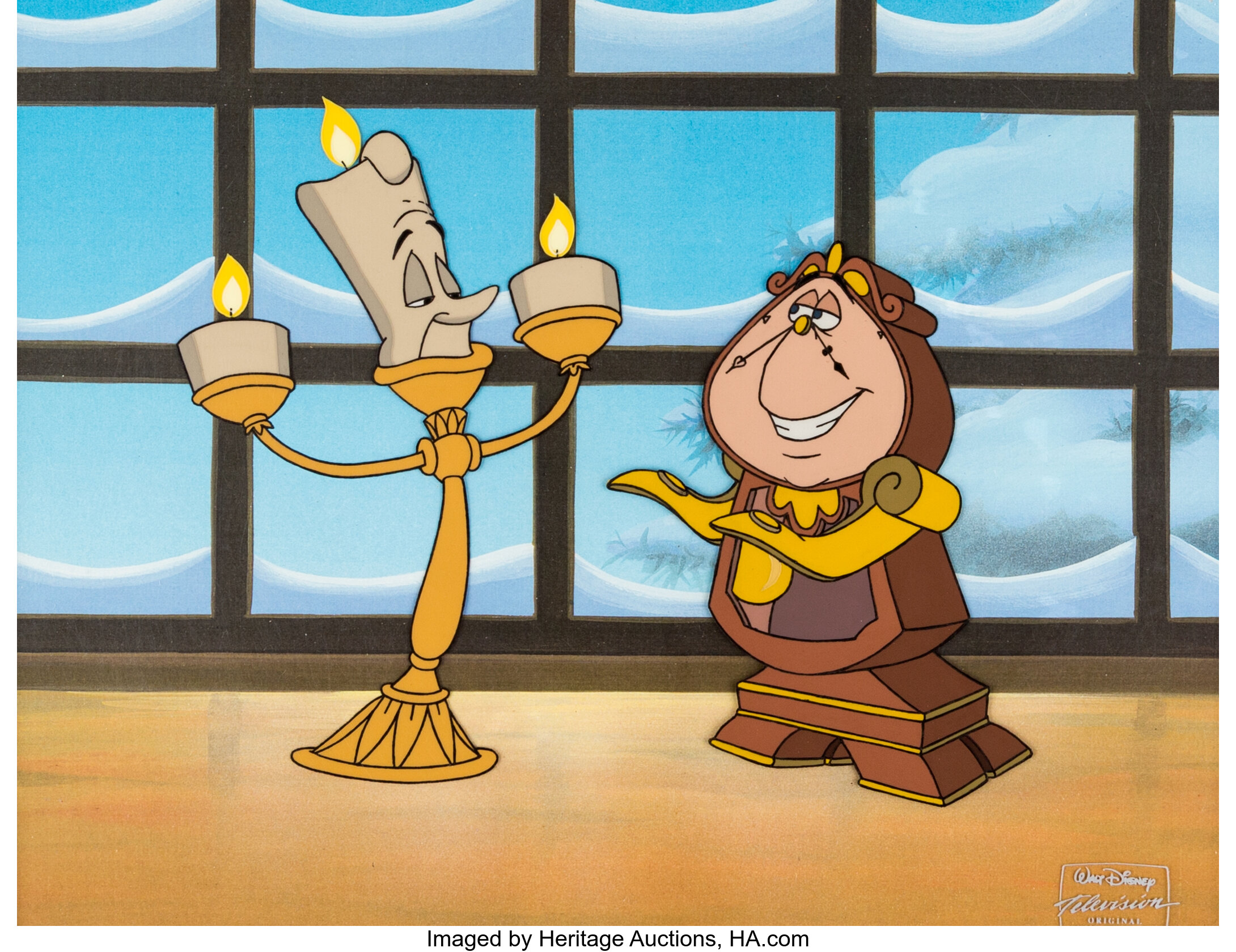Belle's Magical World "The Perfect Word" Lumiere and Cogsworth | Lot ...