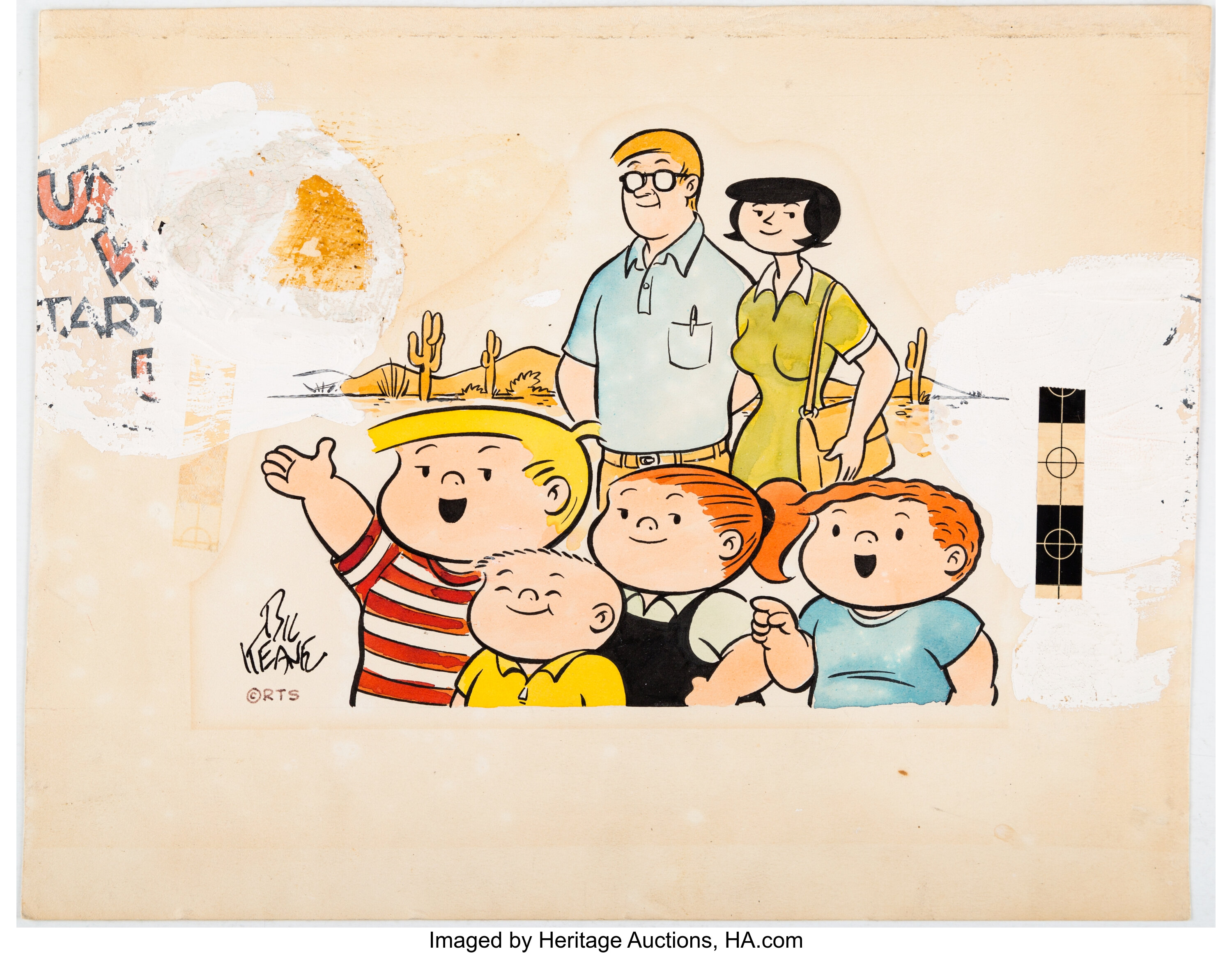 Bil Keane The Family Circus Specialty Illustration Original Art | Lot ...