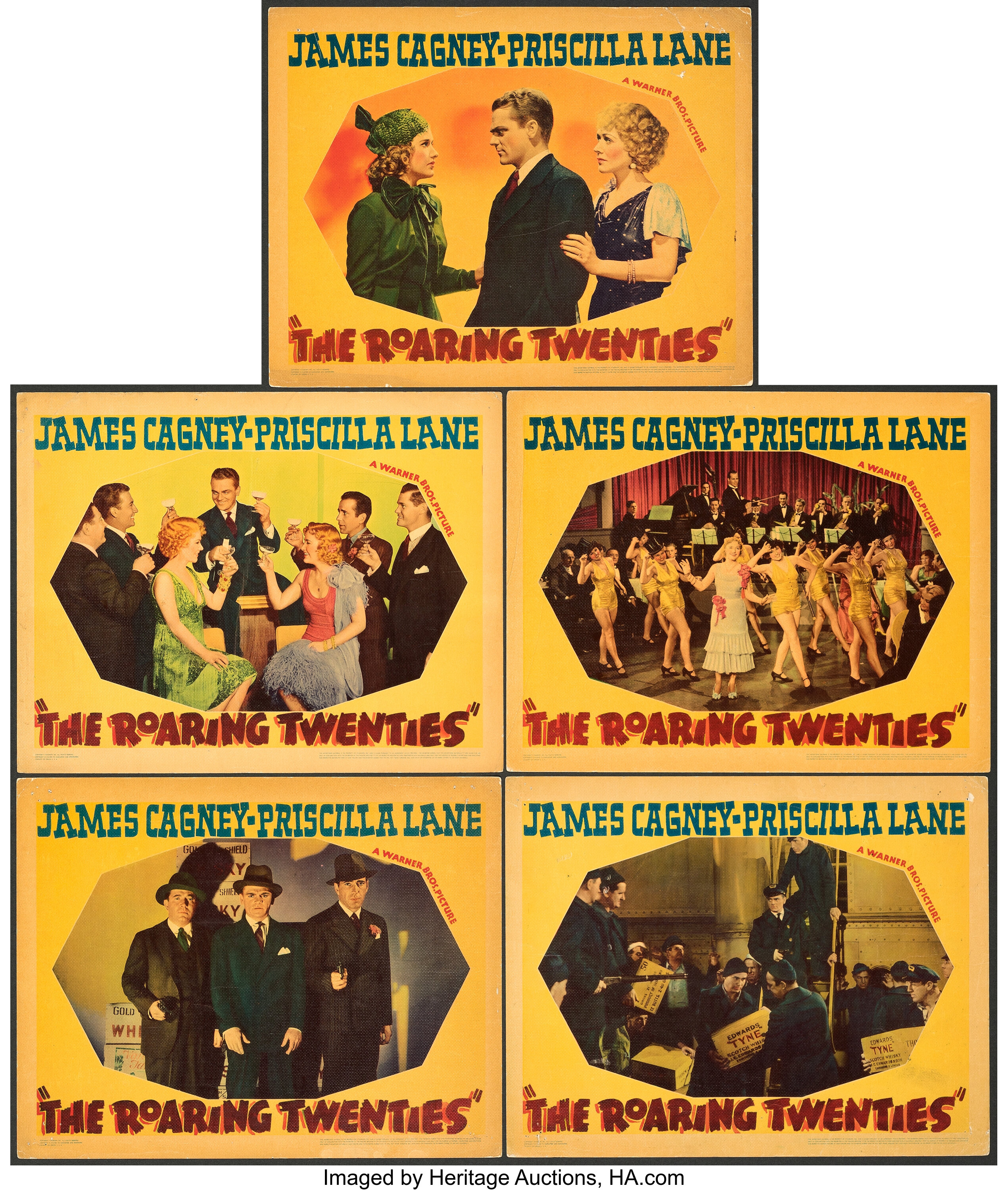 The Roaring Twenties (Warner Bros., 1939). Fine/Very Fine. Linen | Lot ...