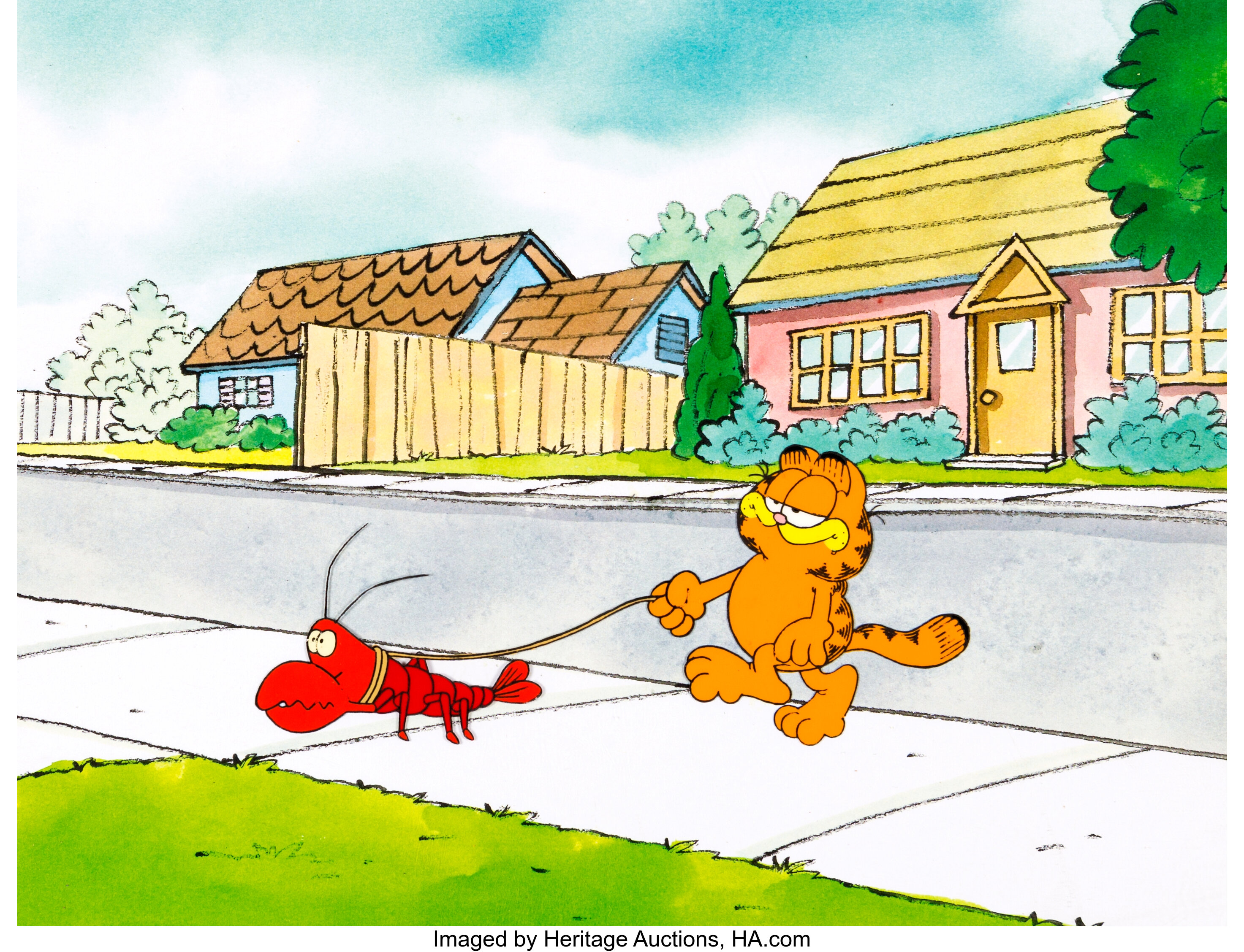 Garfield and Friends "Maine Course" Garfield and Therm the Lobster ...