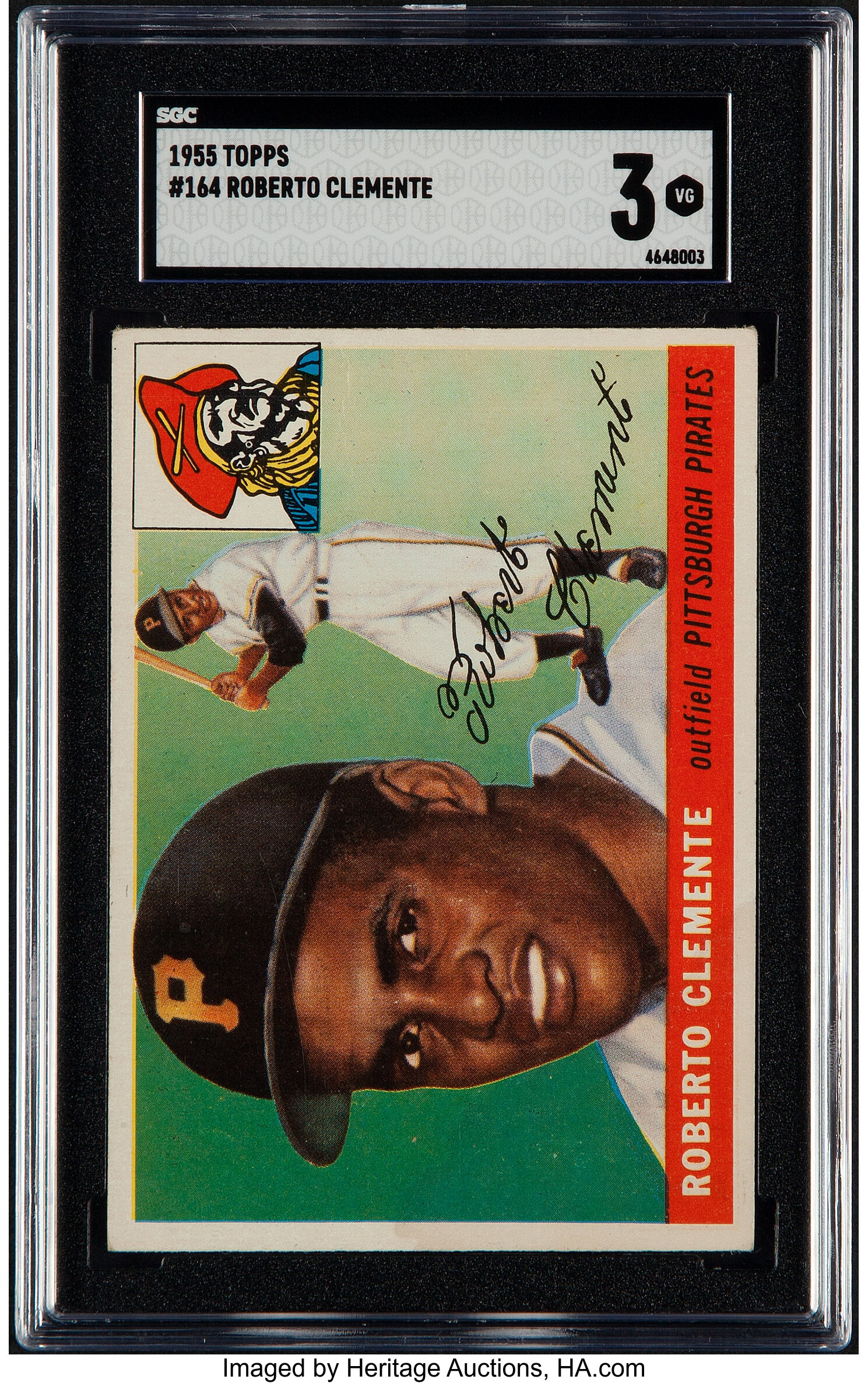 1955 Topps Roberto Clemente #164 SGC VG 3.... Baseball Cards | Lot ...