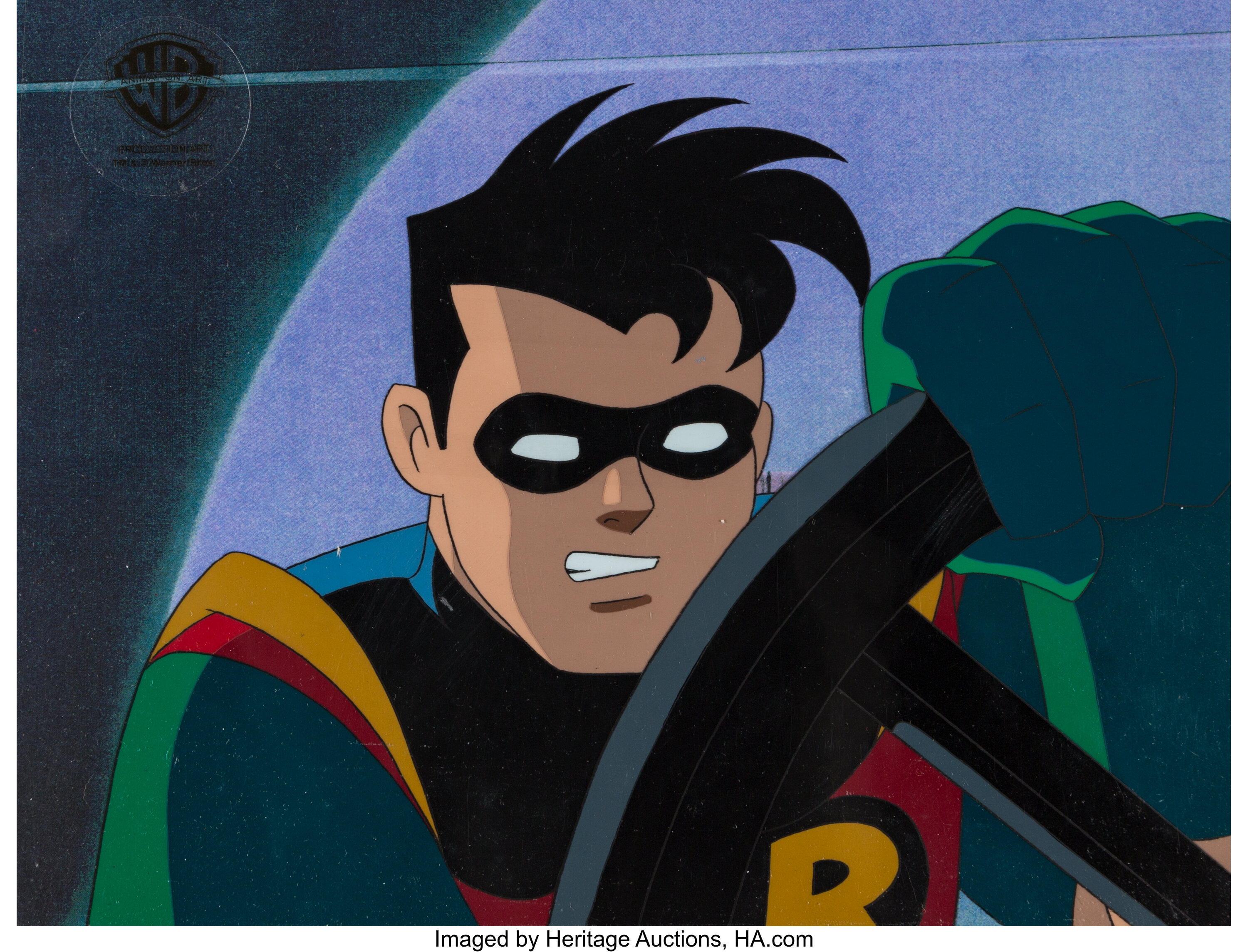Batman: The Animated Series Robin Production Cel (Warner Brothers ...