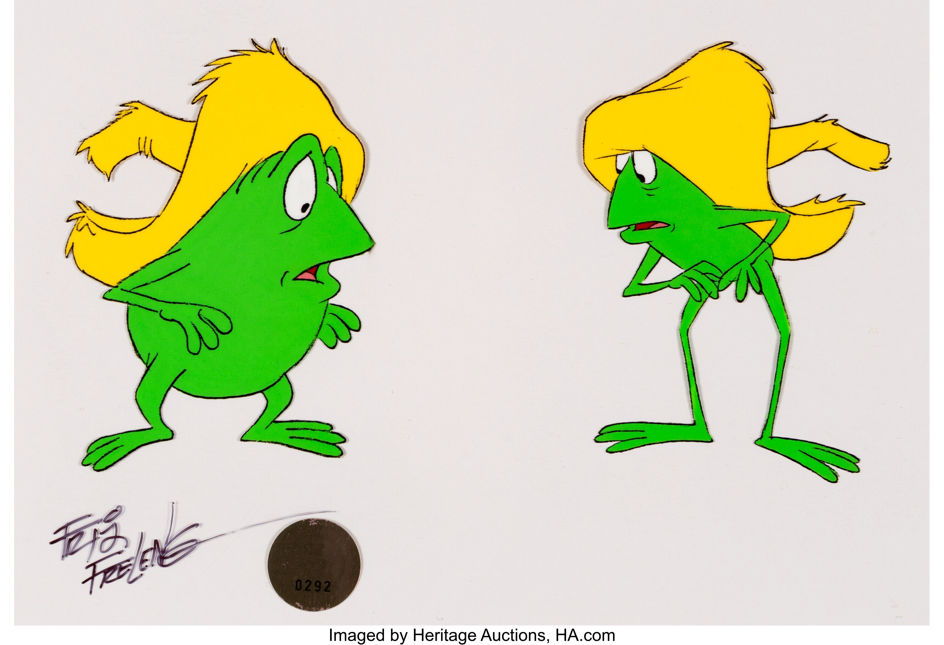 Tijuana Toads Production Cel Signed by Friz Freleng | Lot #48331 ...