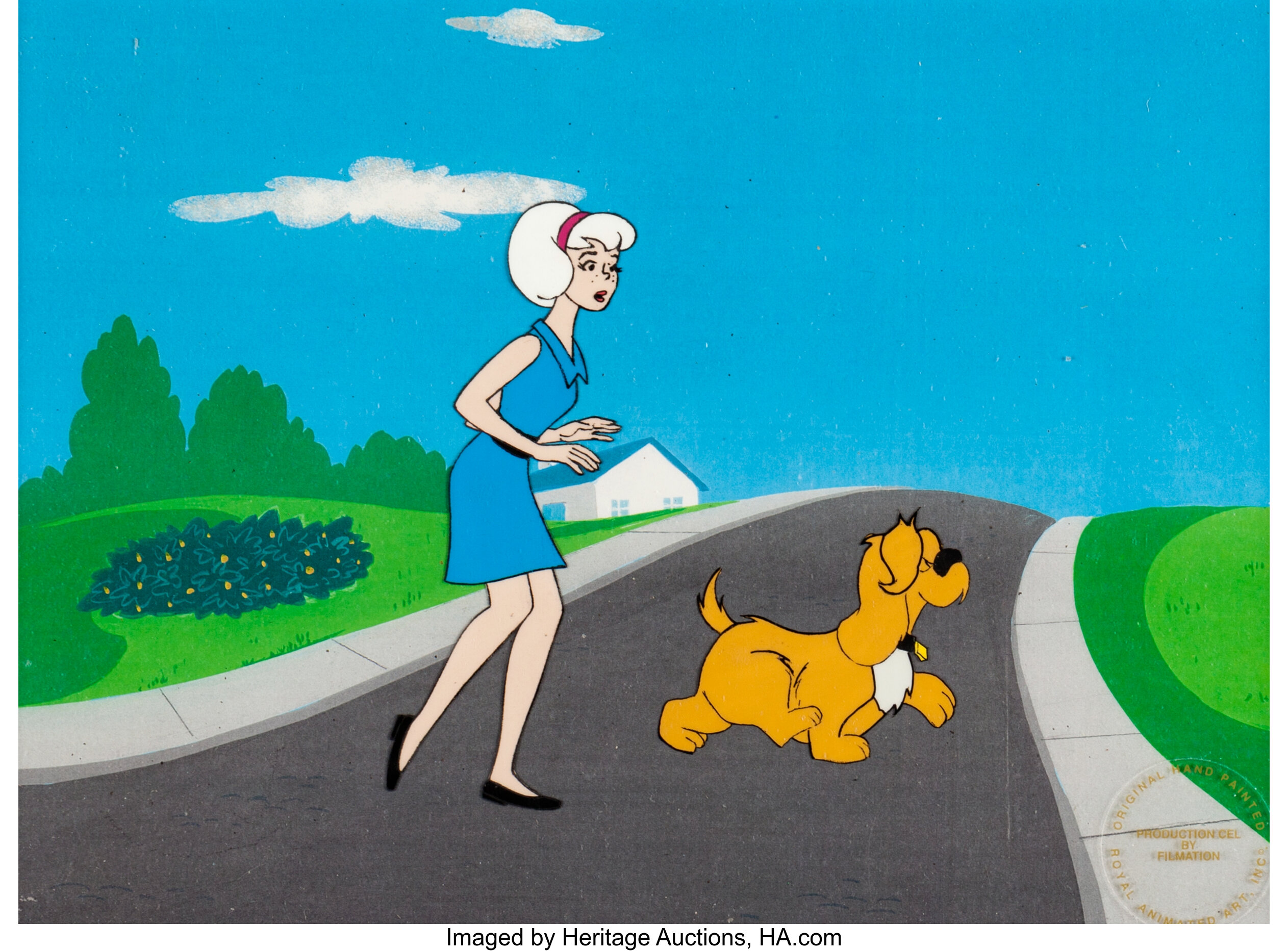 The New Archie and Sabrina Hour Sabrina Production Cel (Filmation ...