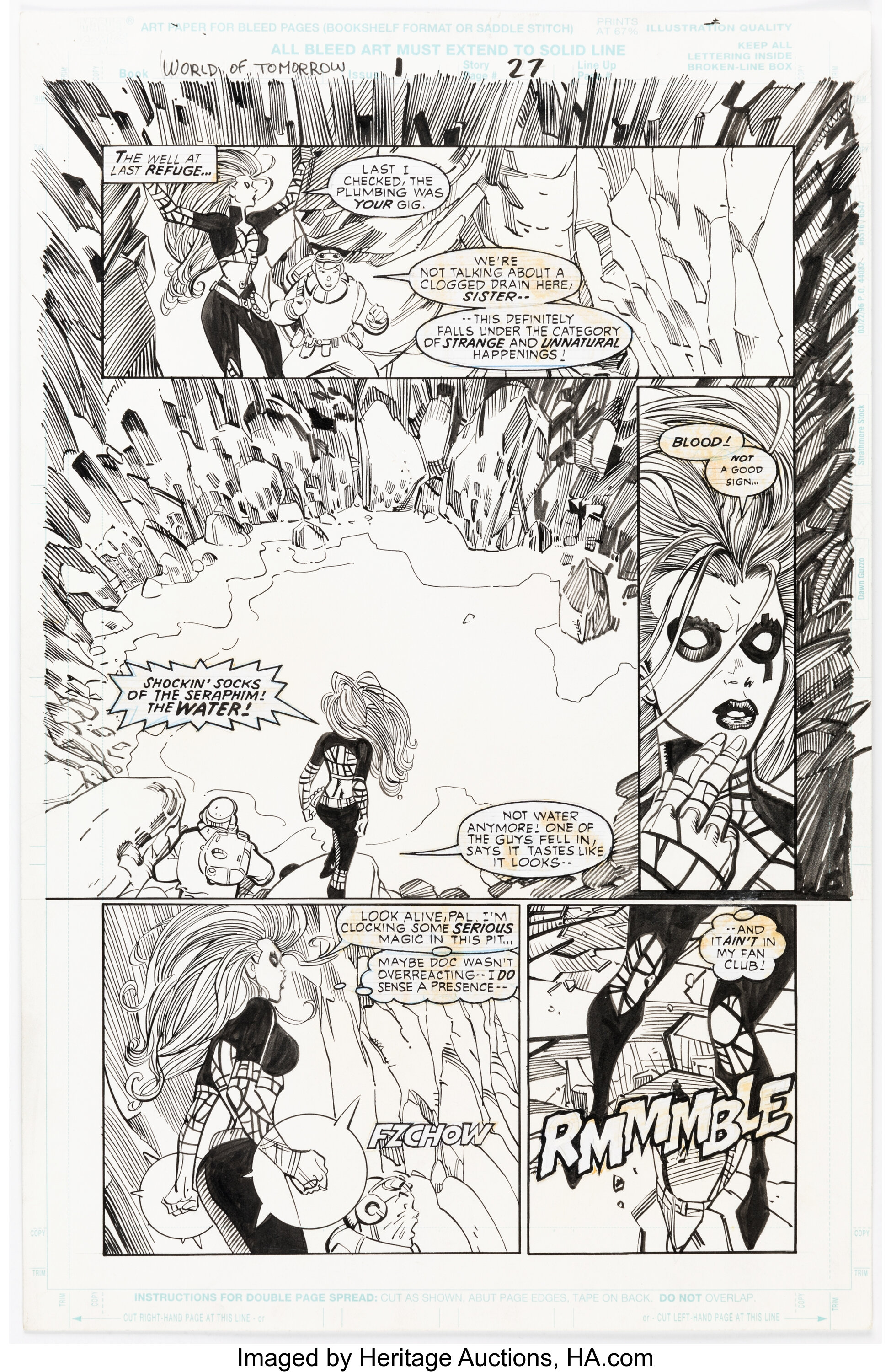 Pascual Ferry and Al Milgrom 2099: World of Tomorrow #1 Story Page ...