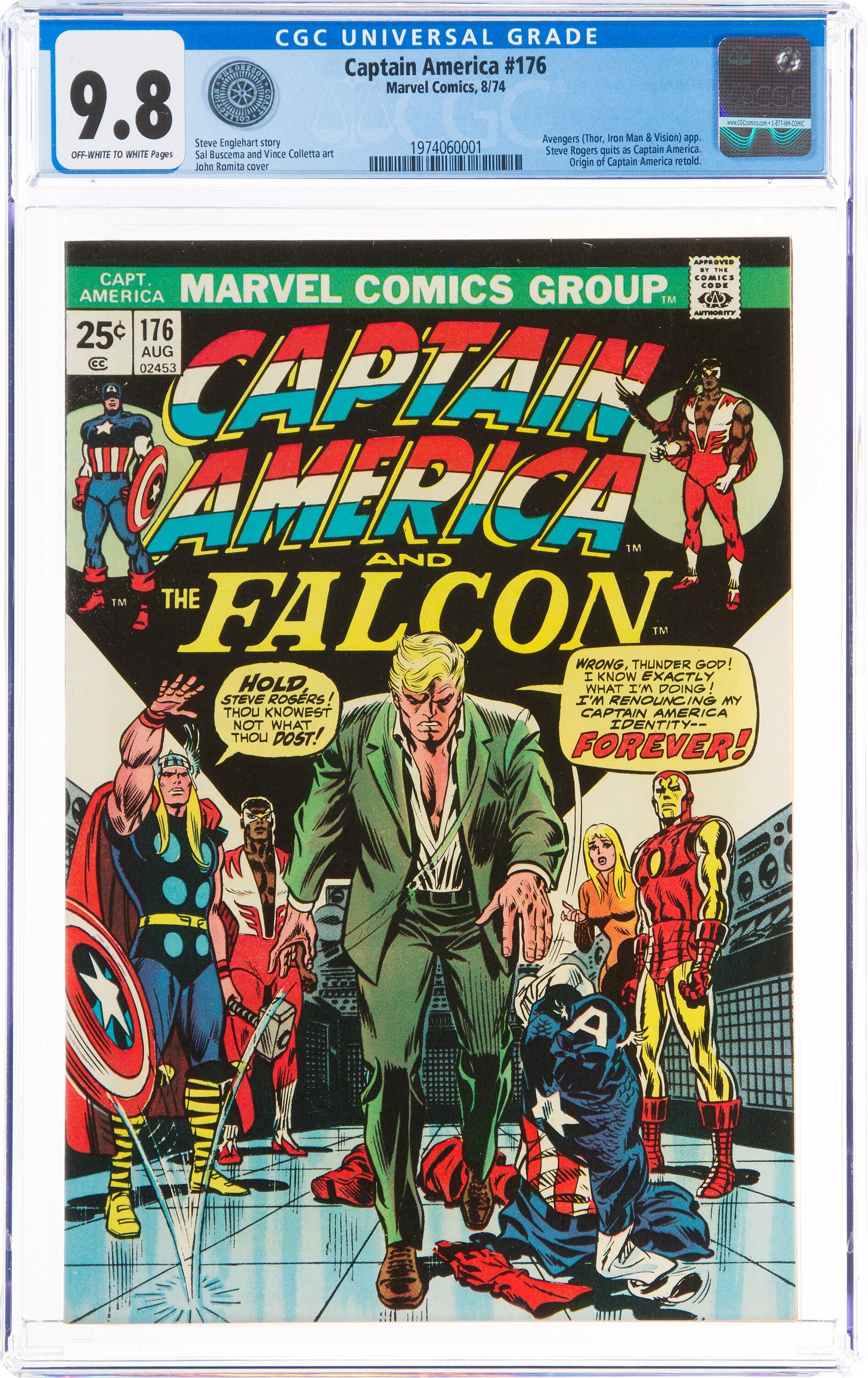 How Much Is Captain America #176 Worth? Browse Comic Prices | Heritage ...