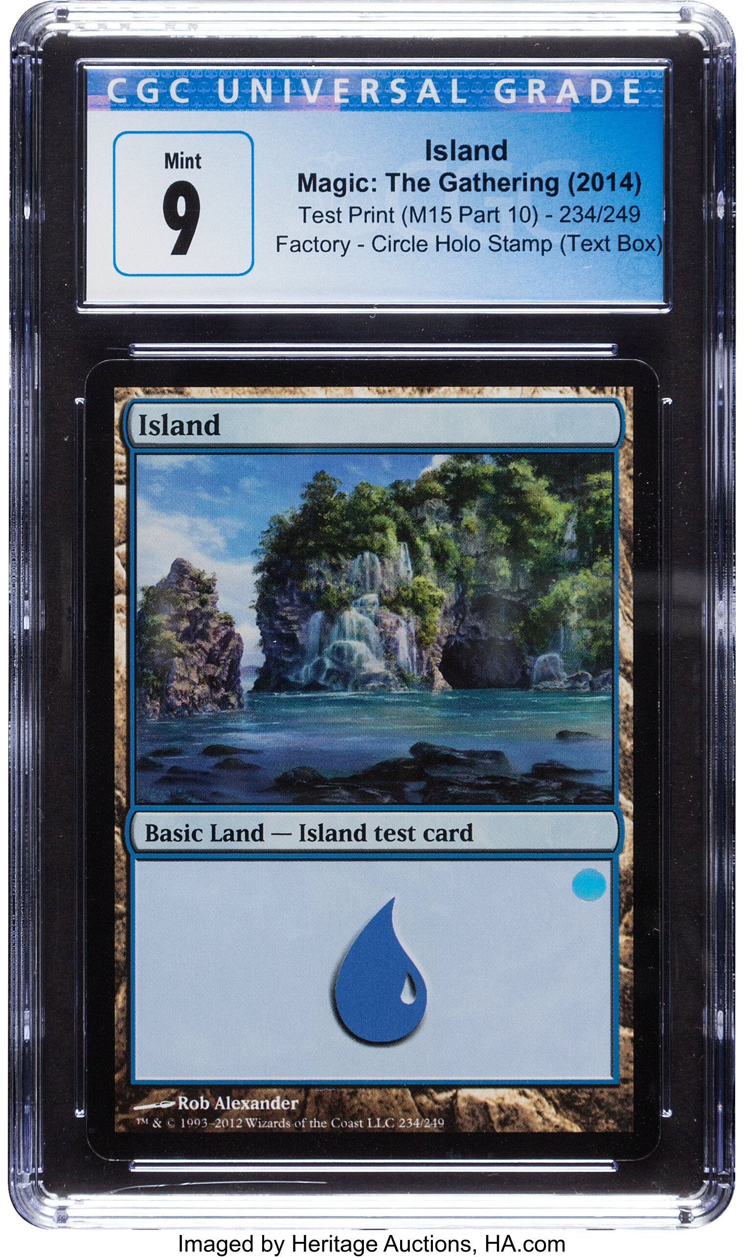 Magic: The Gathering Island Test Print (M15) CGC Trading Card Game ...