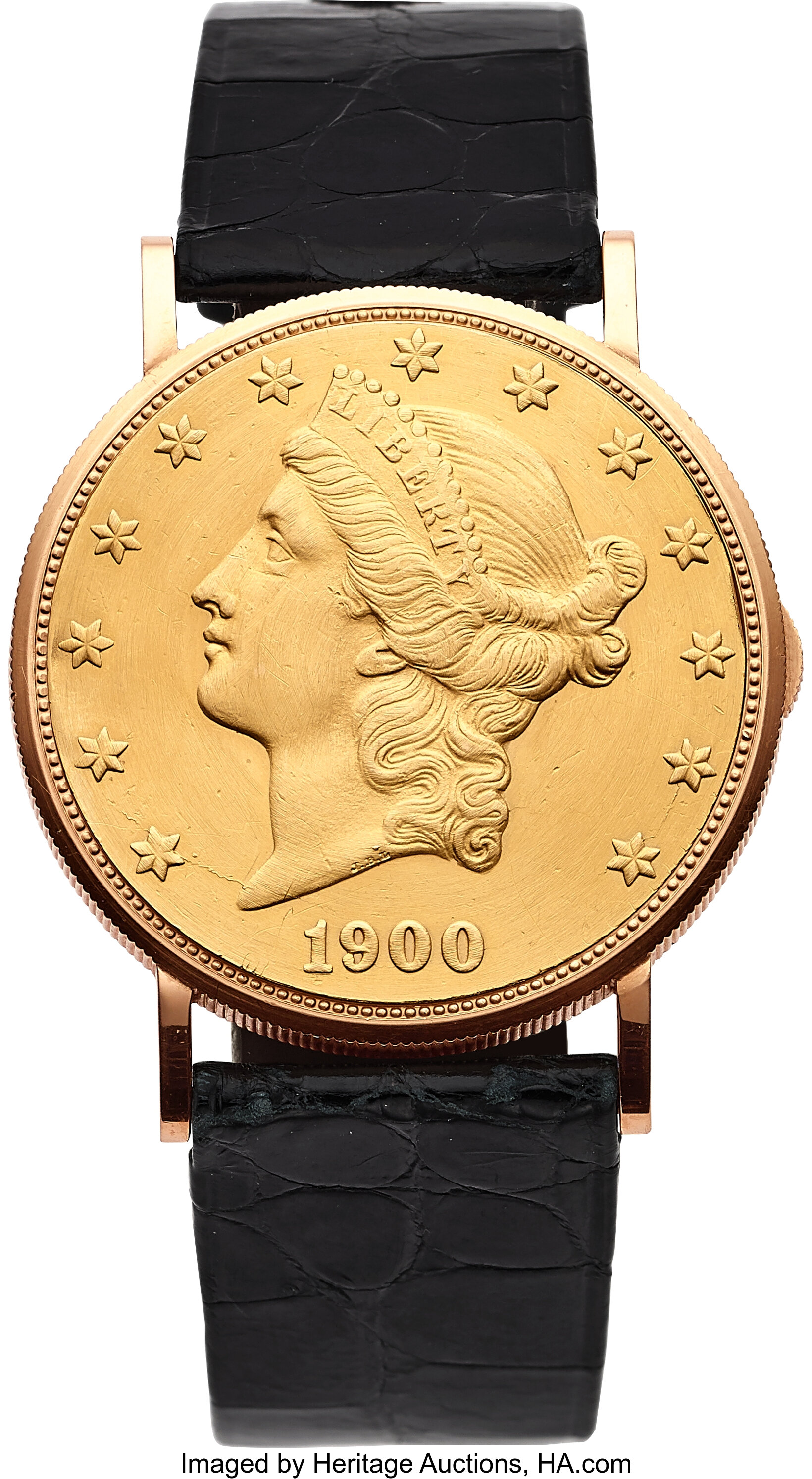 Piaget Gold Coin, Gold Watch. ... Estate Jewelry Watches | Lot #10067 ...