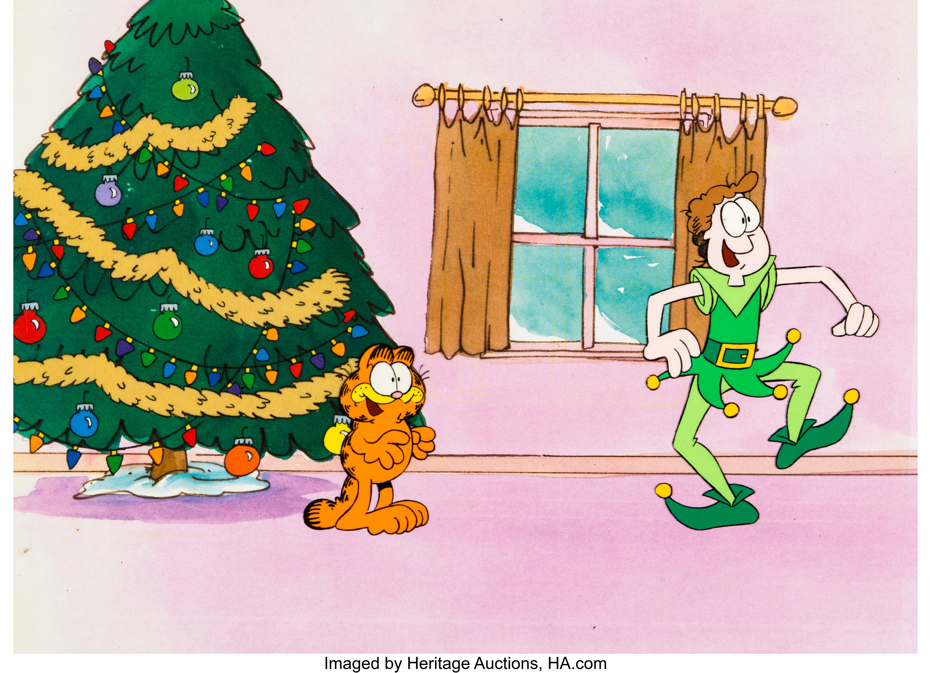 A Garfield Christmas Special Garfield and Jon Arbuckle Production | Lot ...
