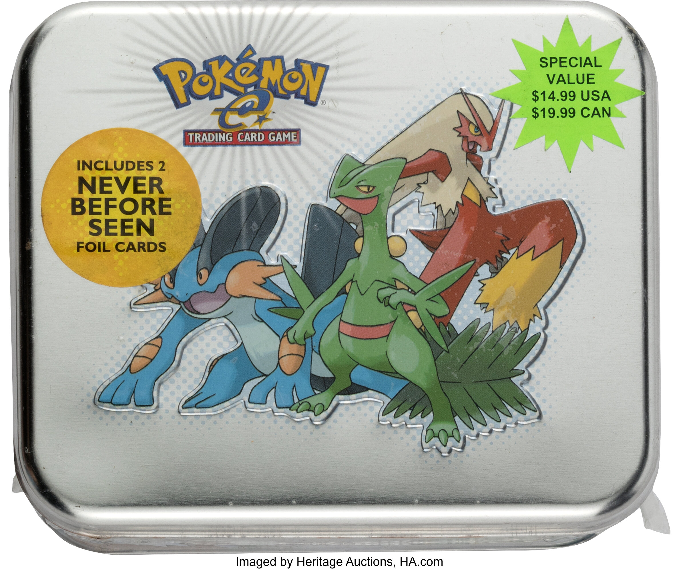 Pokémon EX Series Collector's Tin Sealed Tin Box (The Pokémon | Lot ...
