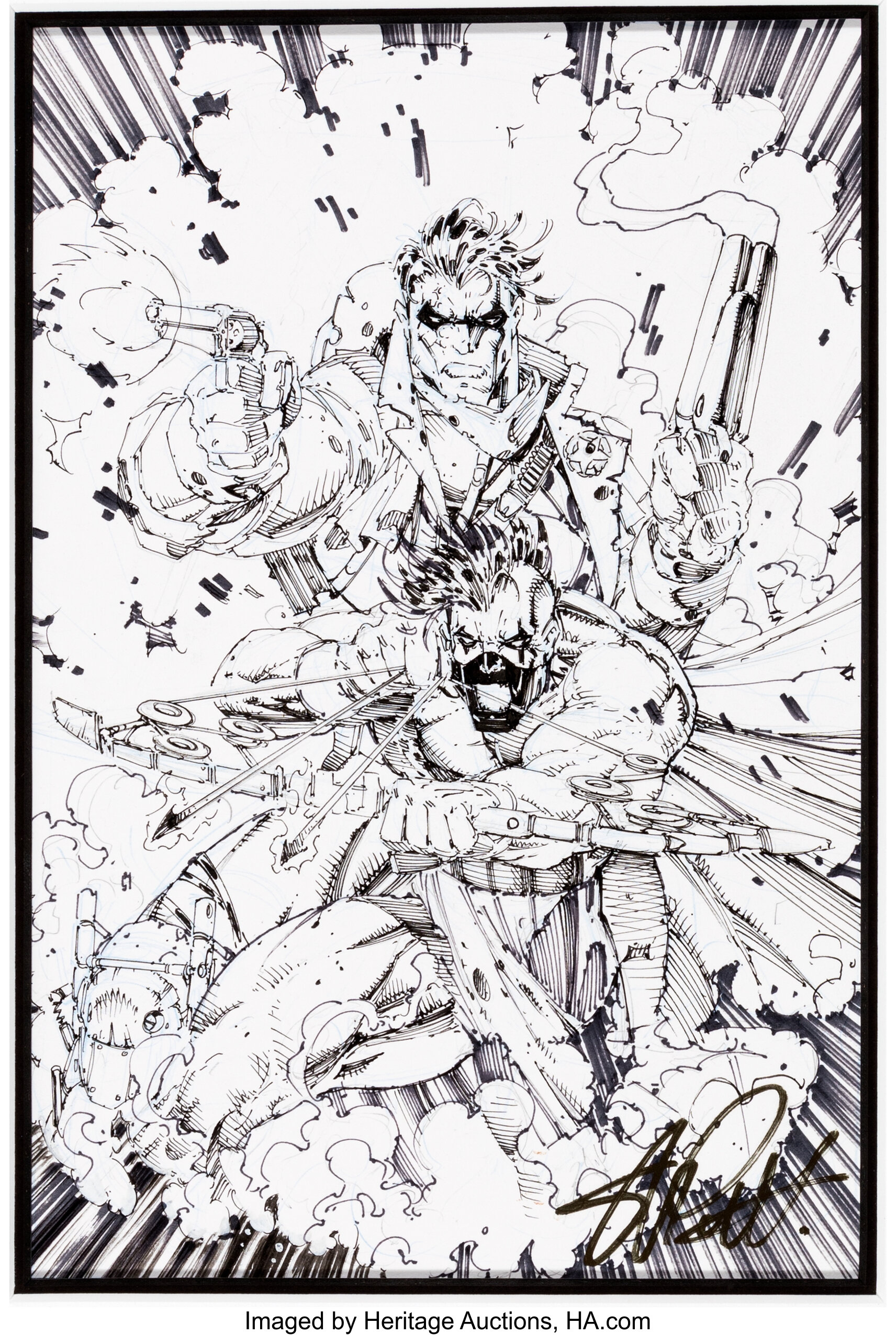 Stephen Platt - Lone Ranger and Tonto Illustration Original Art | Lot ...
