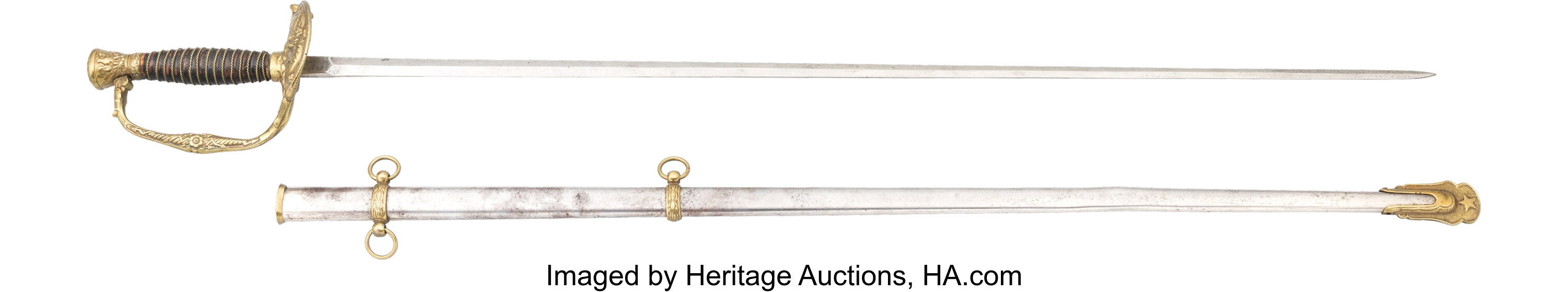 U.S. Model 1860 Staff and Field Officers' Sword.. ... Edged Weapons ...