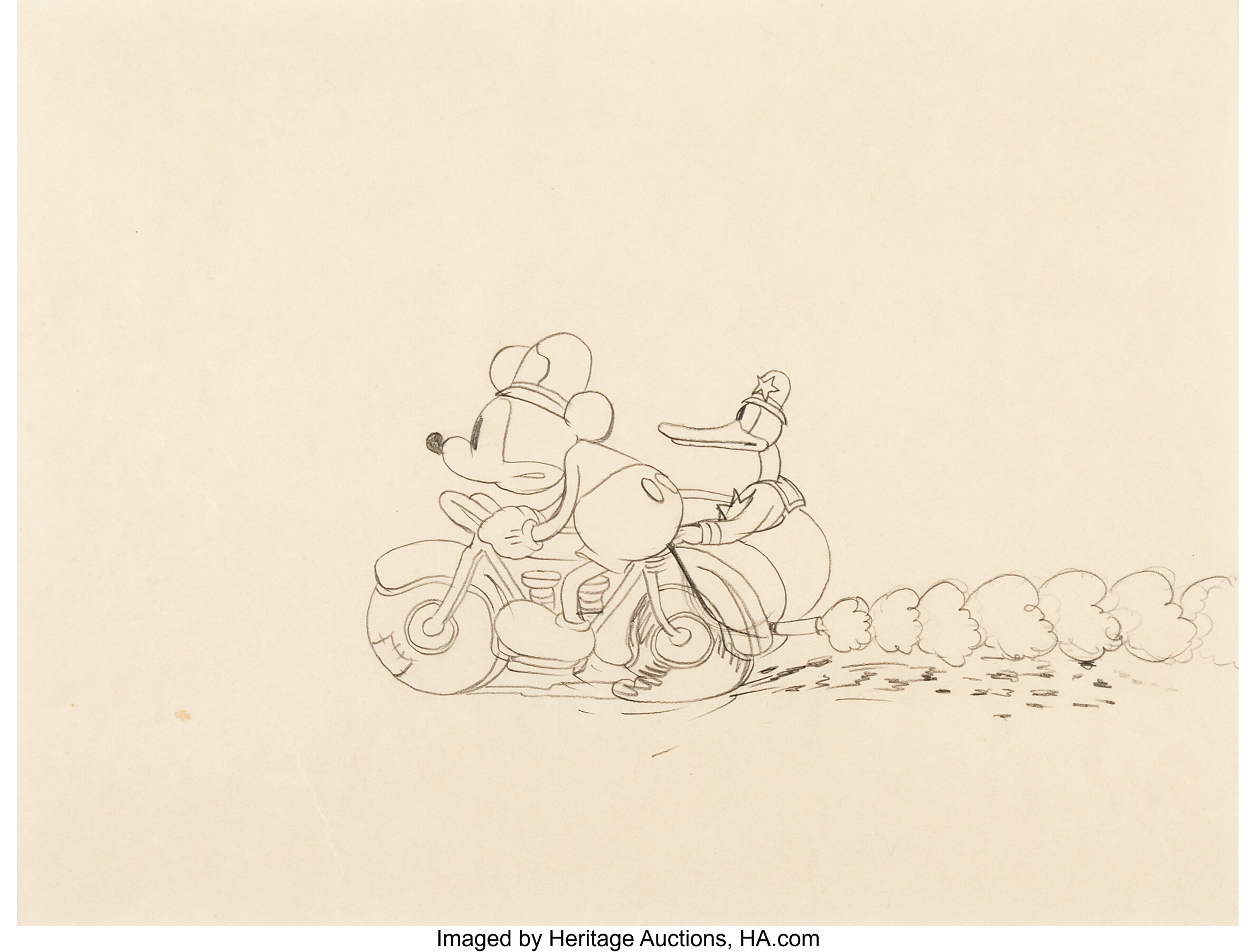 The Dognapper Mickey Mouse and Long-Billed Donald Duck on | Lot #19705 ...