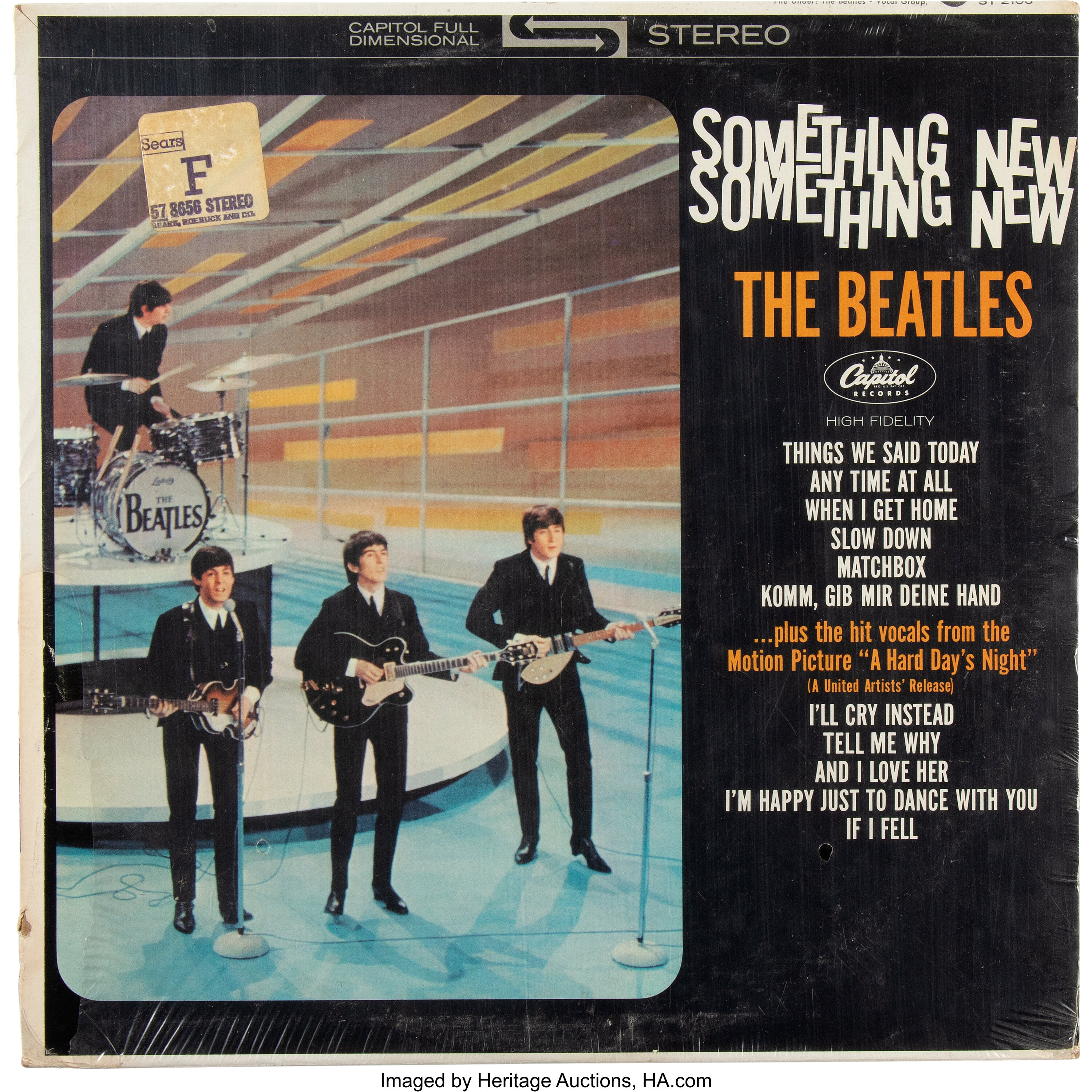 The Beatles Something New Sealed Stereo Vinyl LP (Capitol, ST | Lot ...