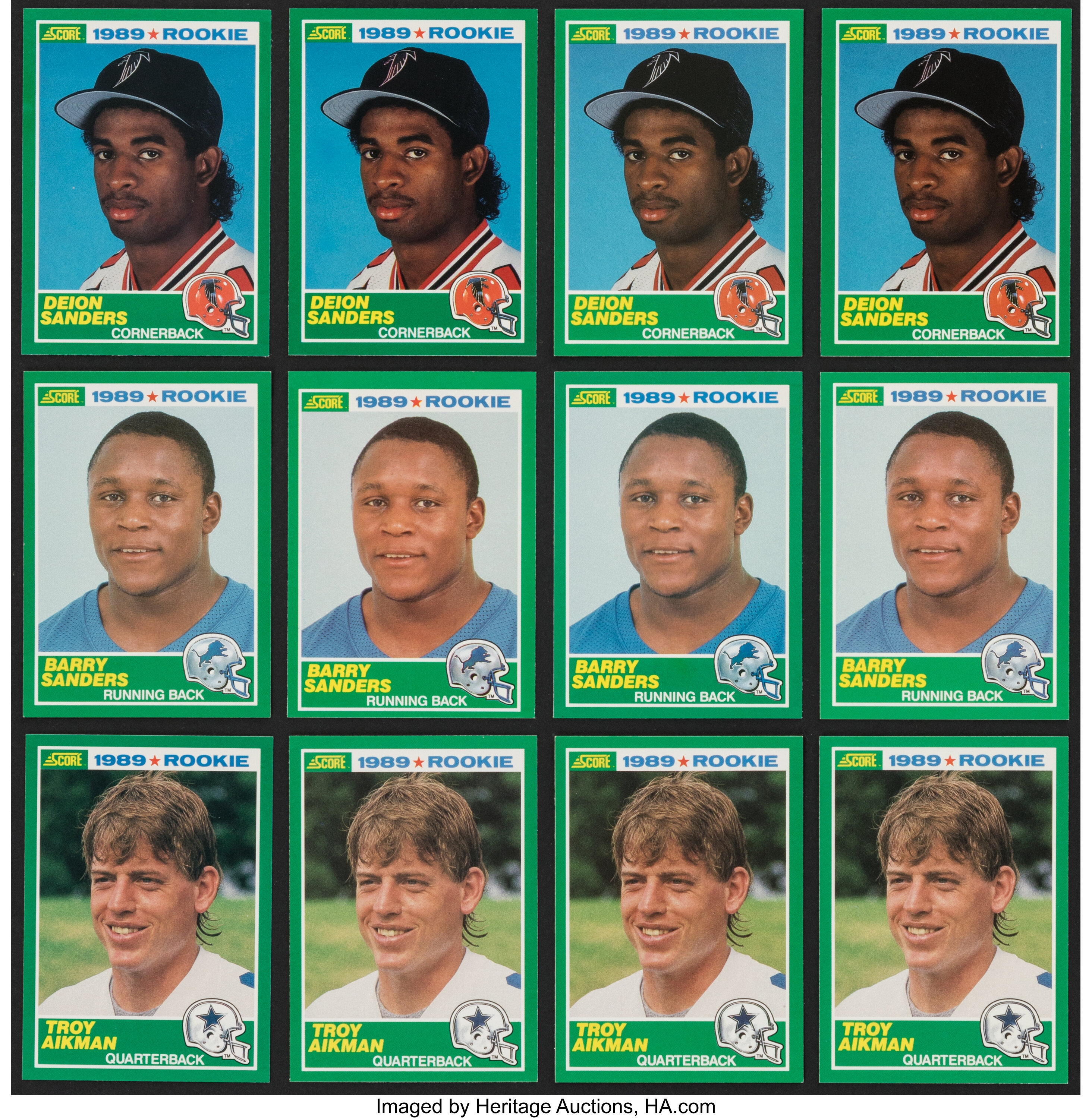 1989 Score Football Complete Set Lot of 4. ... Football Cards Sets ...