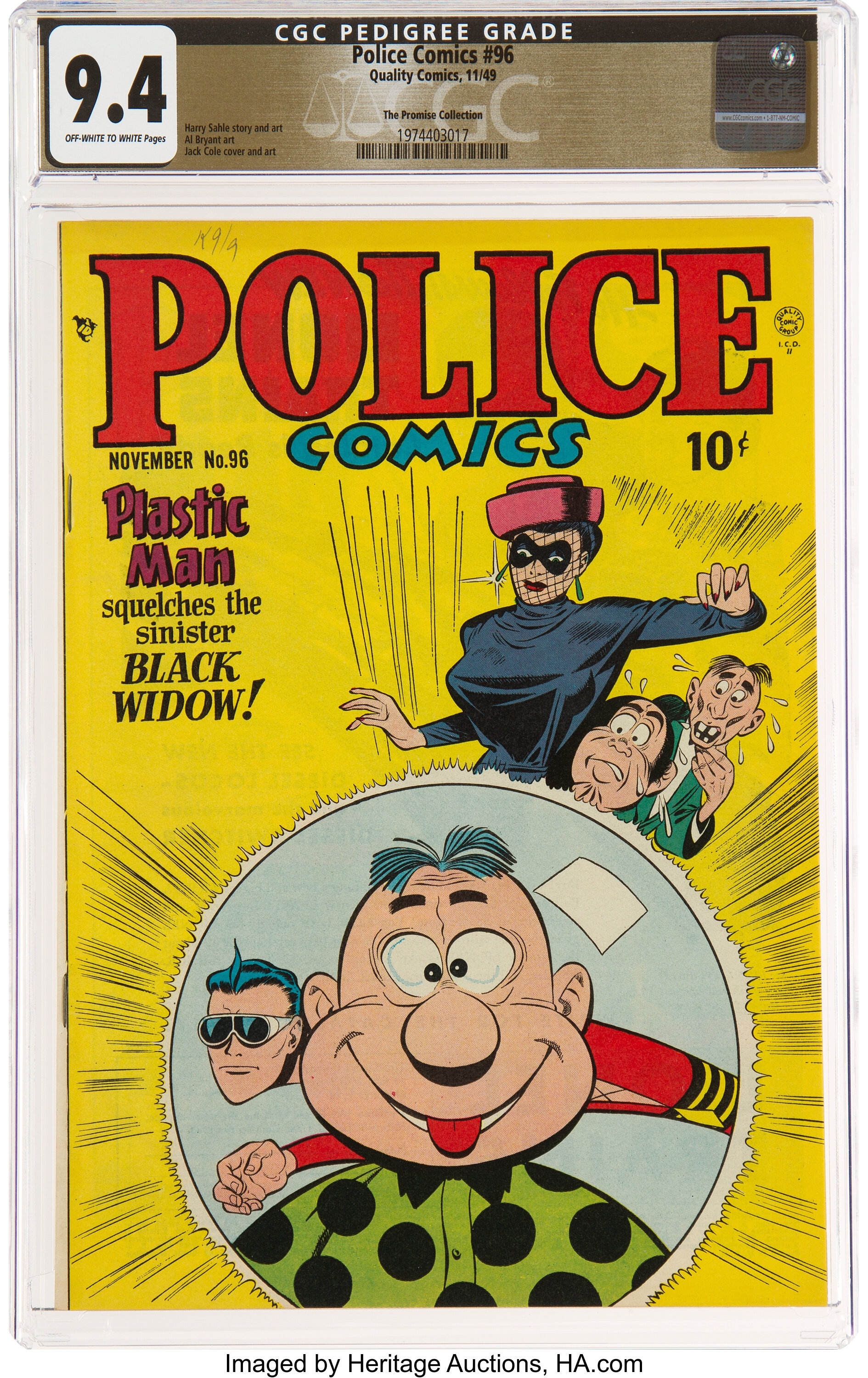 How Much Is Police Comics #96 Worth? Browse Comic Prices | Heritage ...