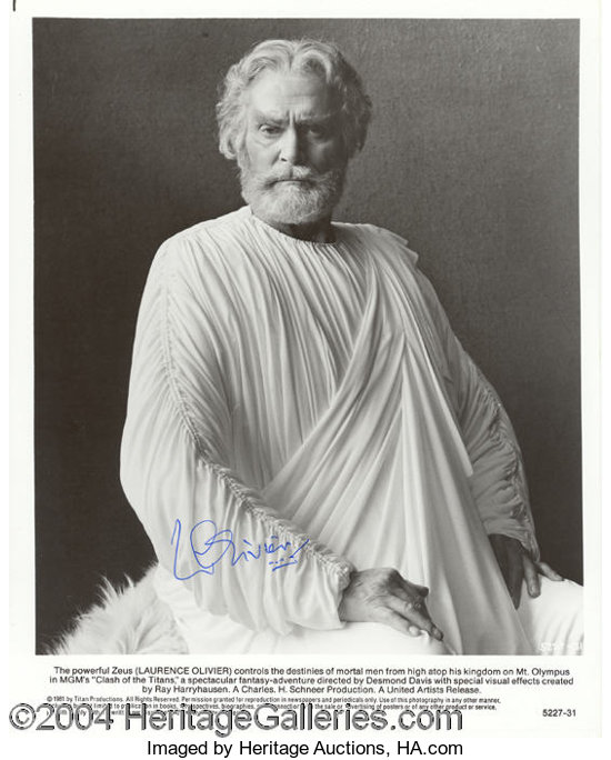 Laurence Olivier signed 8x10 Autographs | Lot #302 | Heritage Auctions