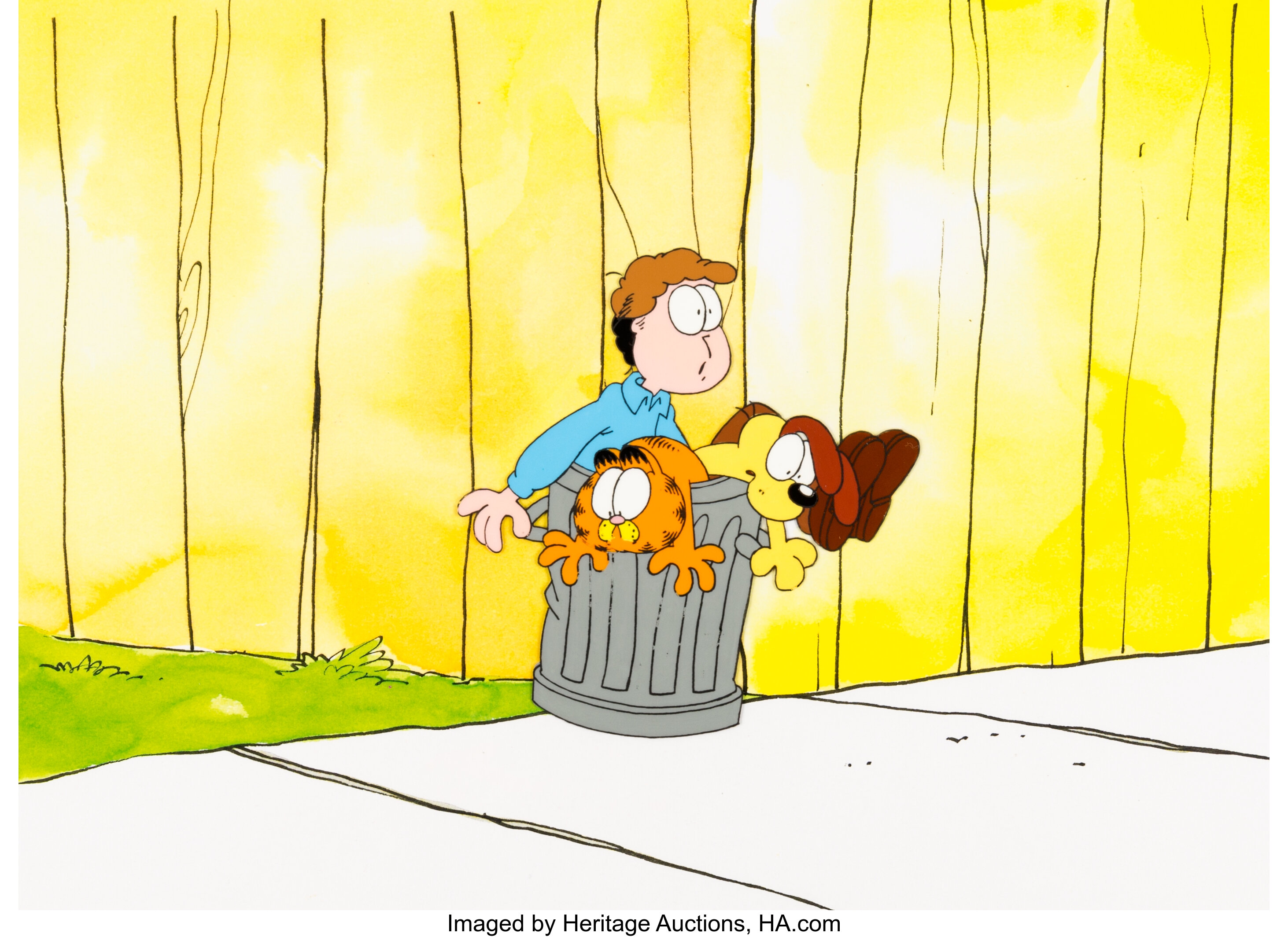 Garfield and Friends "Home Sweet Swindler" Garfield, Odie, and | LotID ...