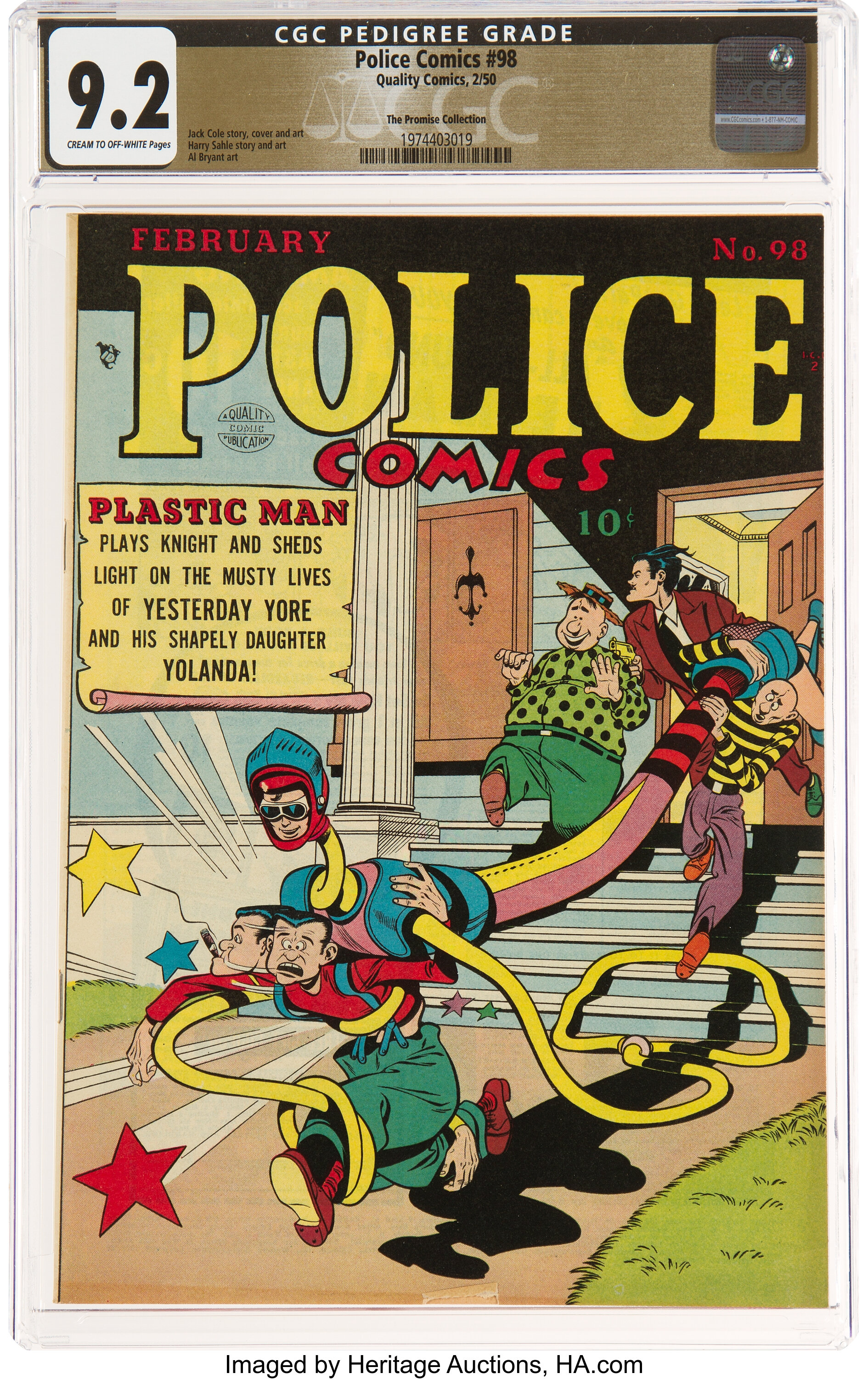 How Much Is Police Comics #98 Worth? Browse Comic Prices | Heritage ...