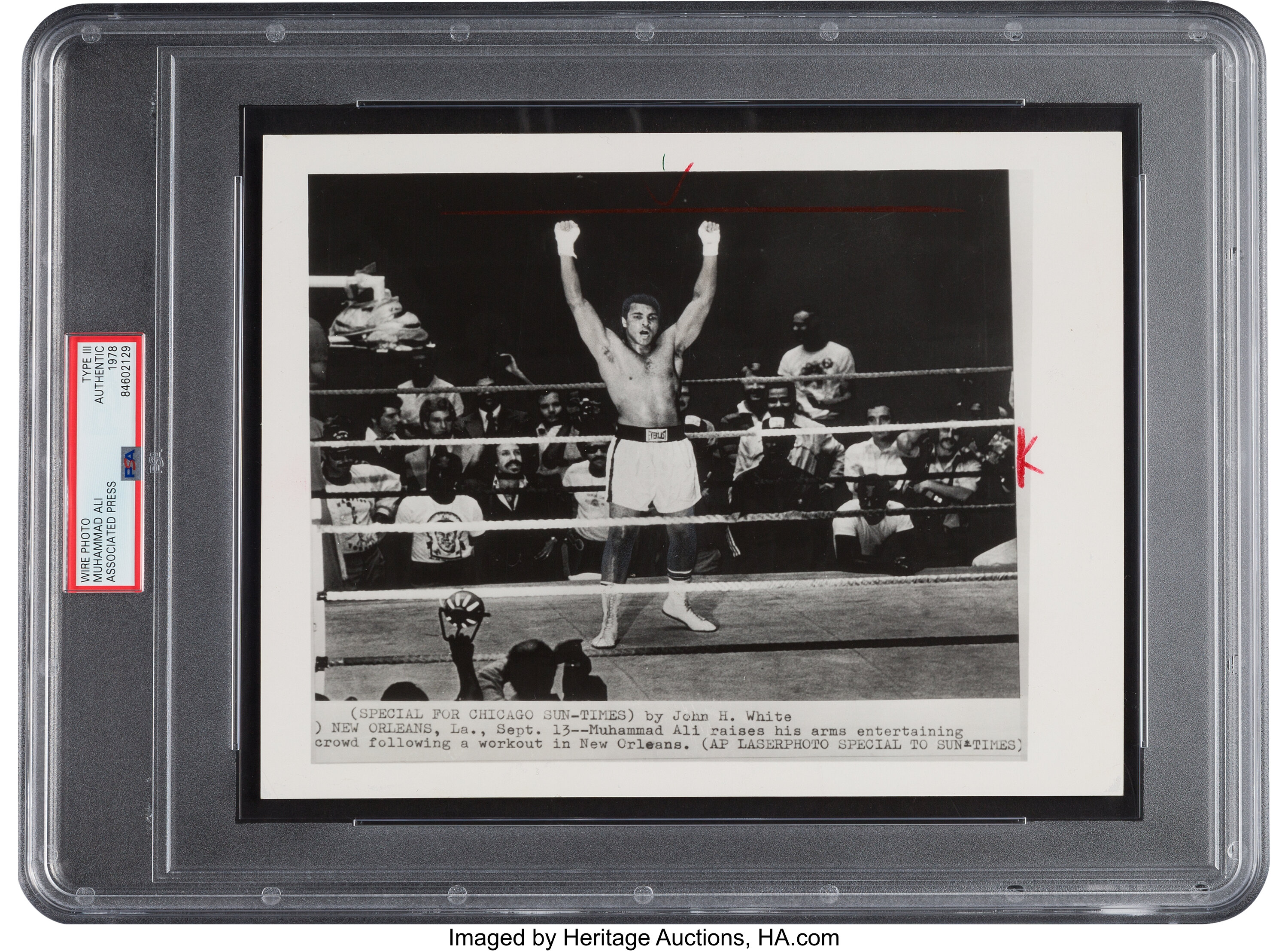 1978 Muhammad Ali Trains in New Orleans Prior to Ali-Spinks II | Lot ...