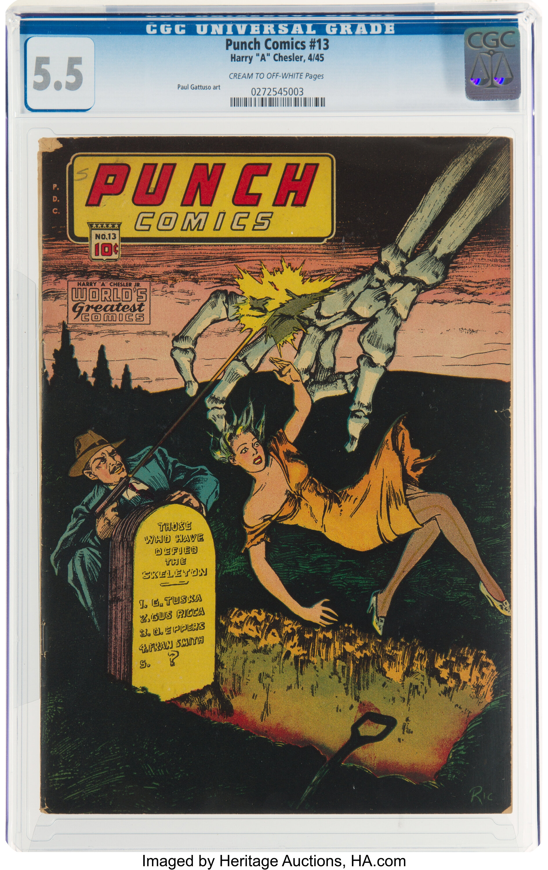 How Much Is Punch Comics #13 Worth? Browse Comic Prices | Heritage Auctions
