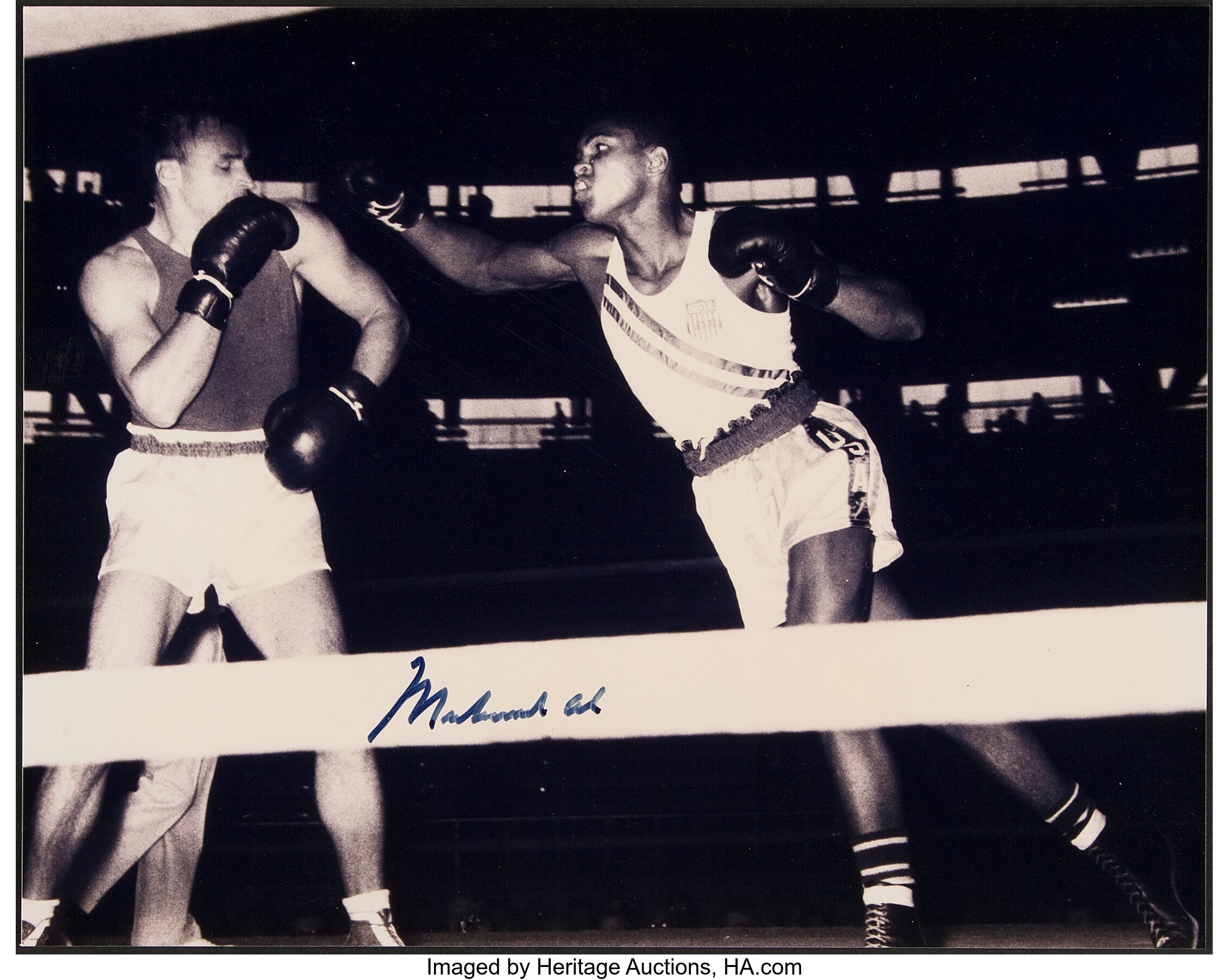 Muhammad Ali Signed Photographs, Lot of 2. ... Boxing Collectibles ...