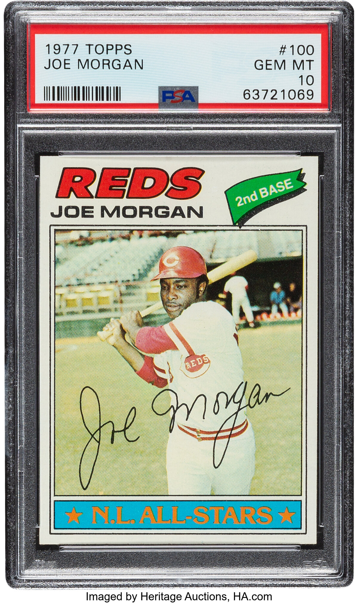 1977 Topps Joe Morgan #100 PSA Gem Mint 10.... Baseball Cards | Lot ...