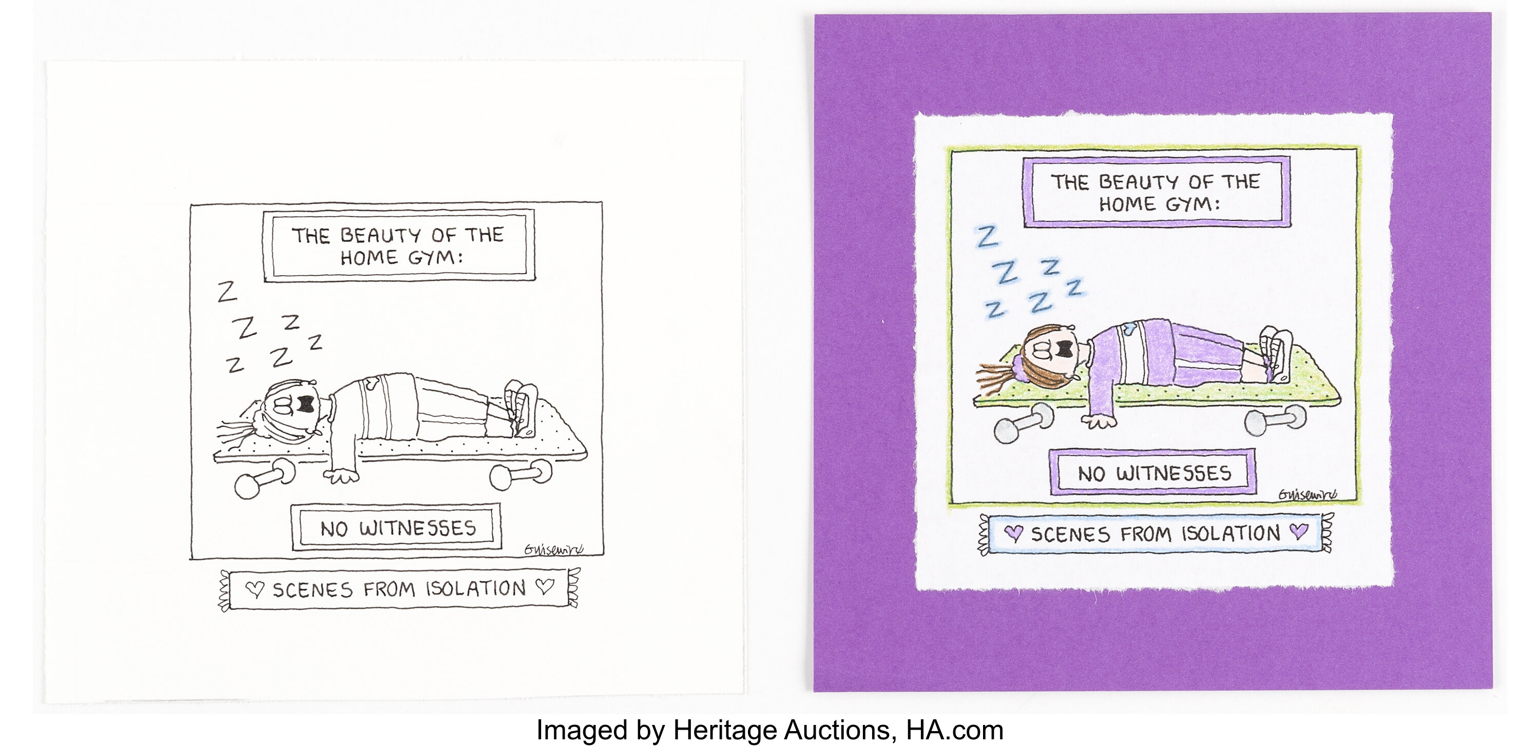 Cathy Guisewite Scenes from Isolation Page 27 Single Panel Comic | Lot ...