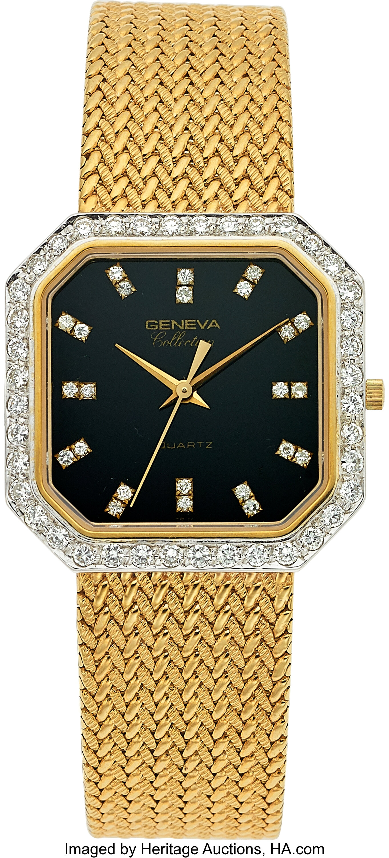 Swiss Diamond, Gold Watch. ... Estate Jewelry Watches | Lot #10103 ...