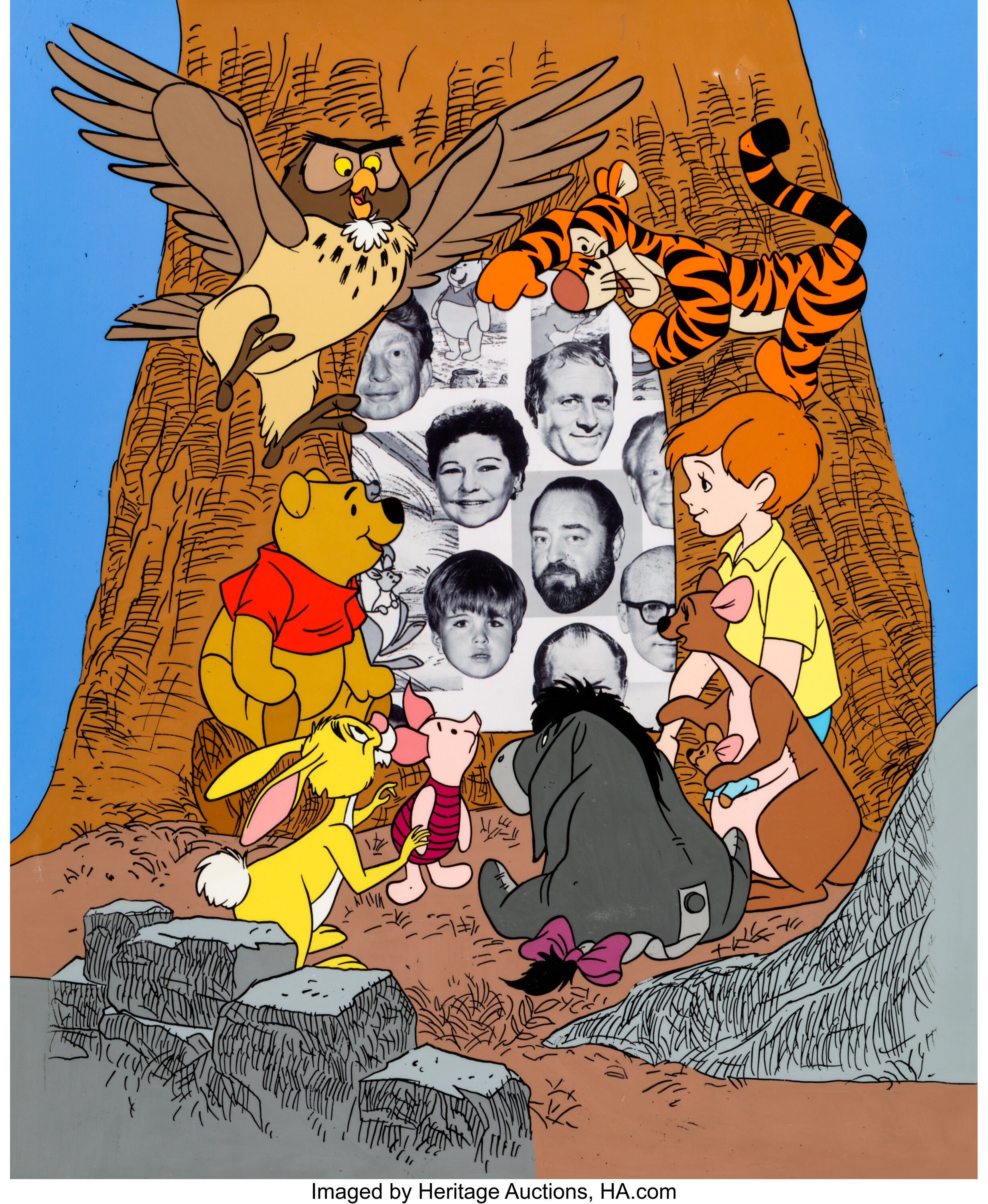 Winnie the Pooh and Friends Publicity Cel With Studio Photo Print | Lot ...