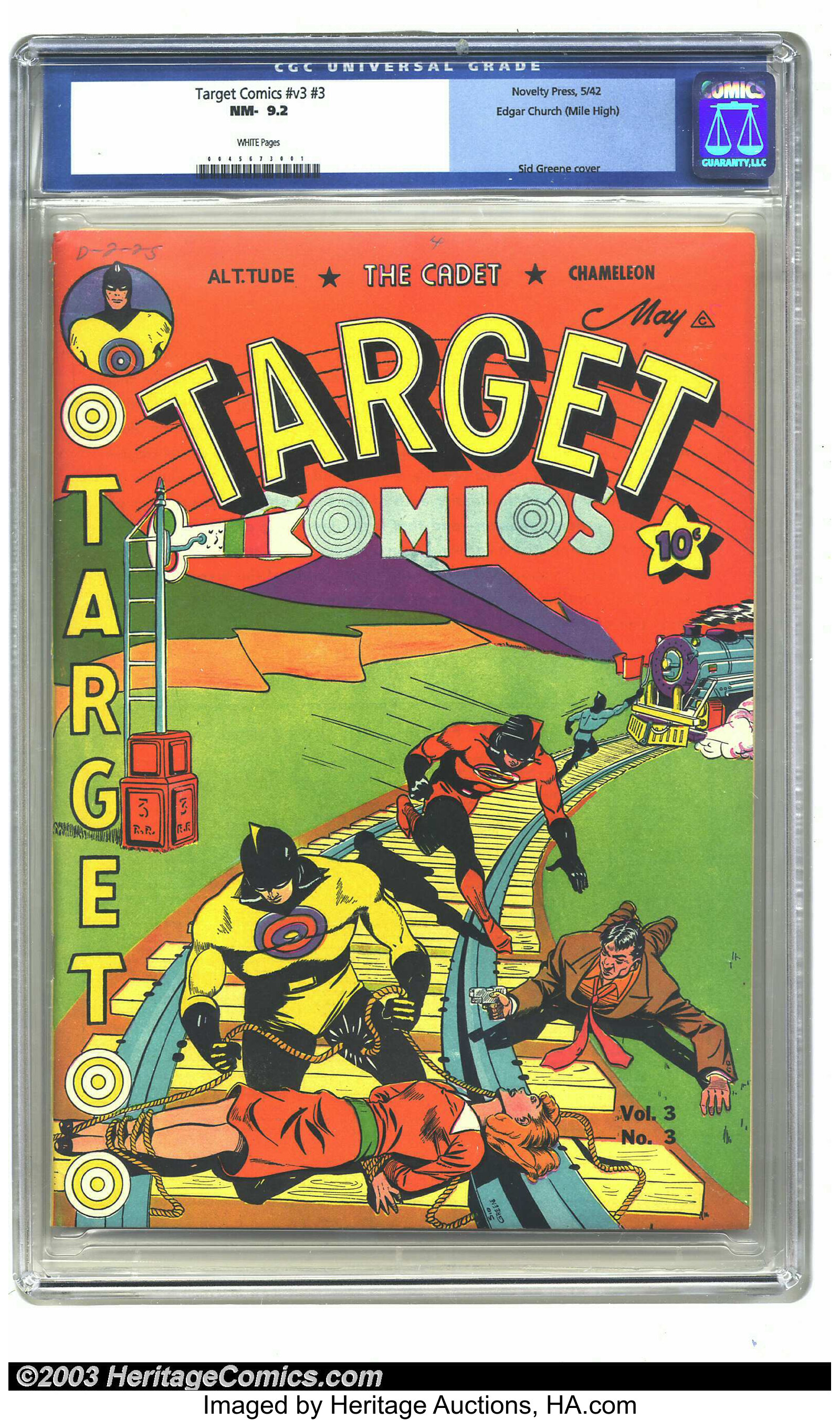 How Much Is Target Comics #3 [27] Worth? Browse Comic Prices | Heritage ...