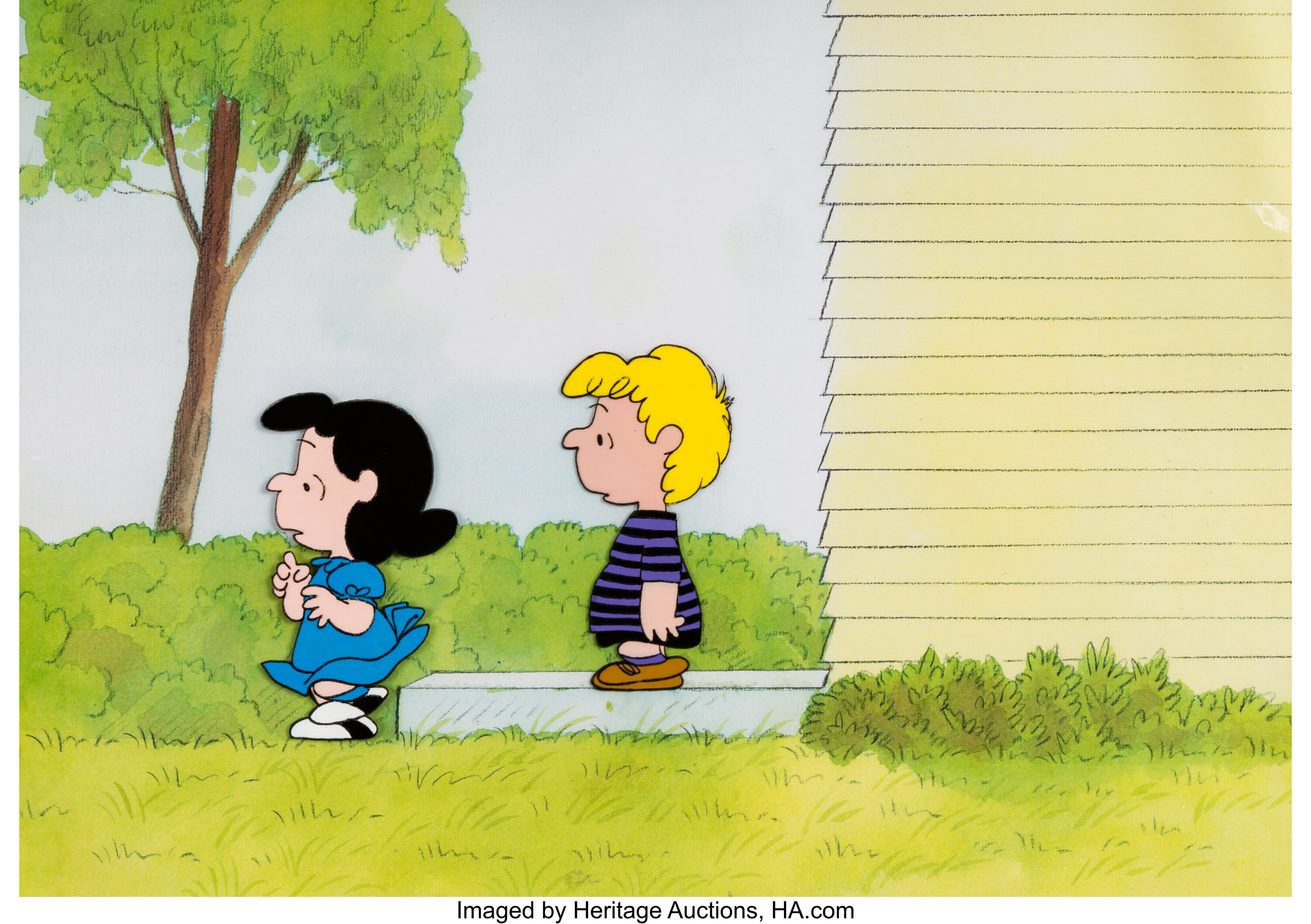 Peanuts The Charlie Brown and Snoopy Show Lucy and Schroeder | Lot ...