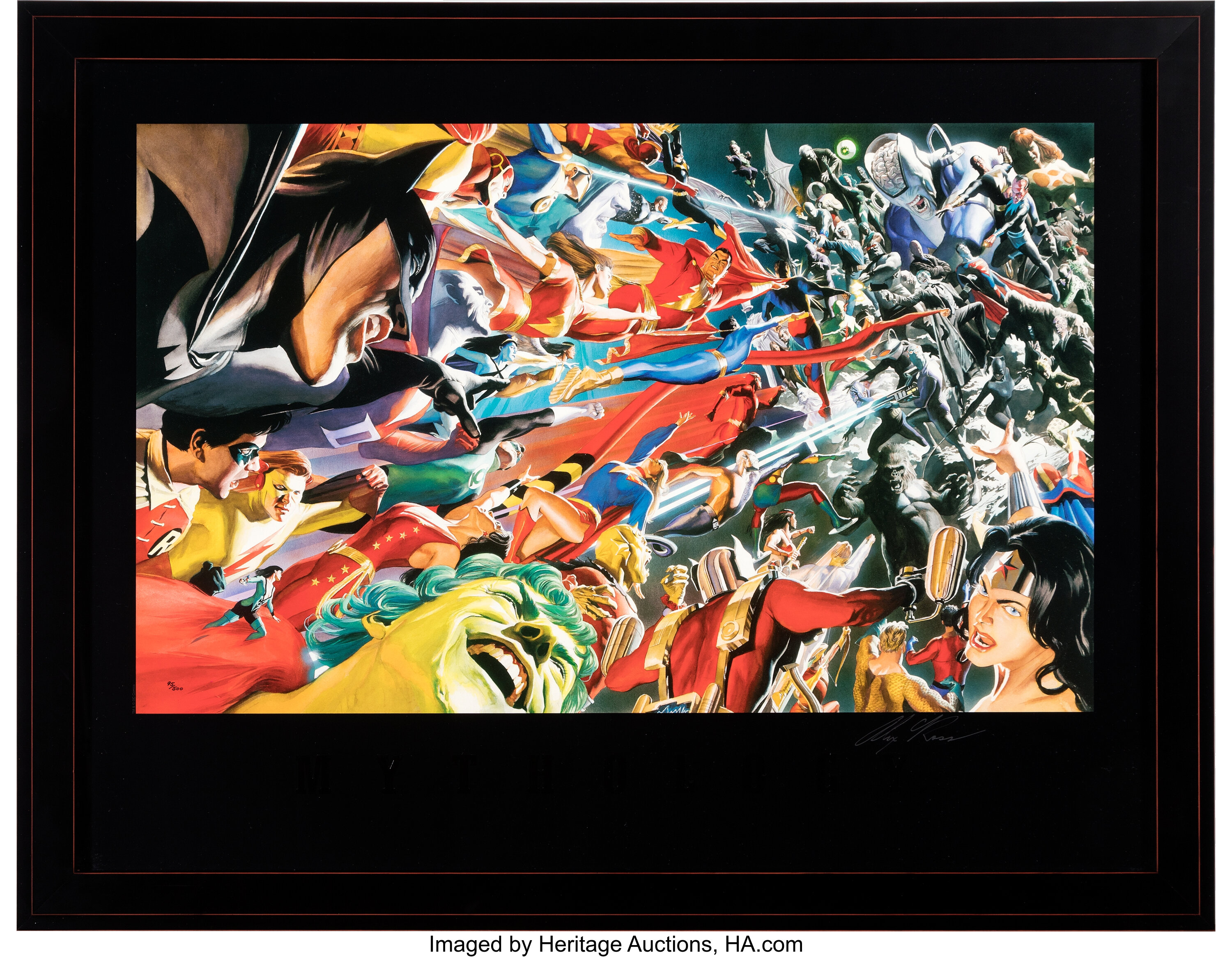 Alex Ross Mythology: Good vs. Evil Signed Limited Edition Print | Lot ...