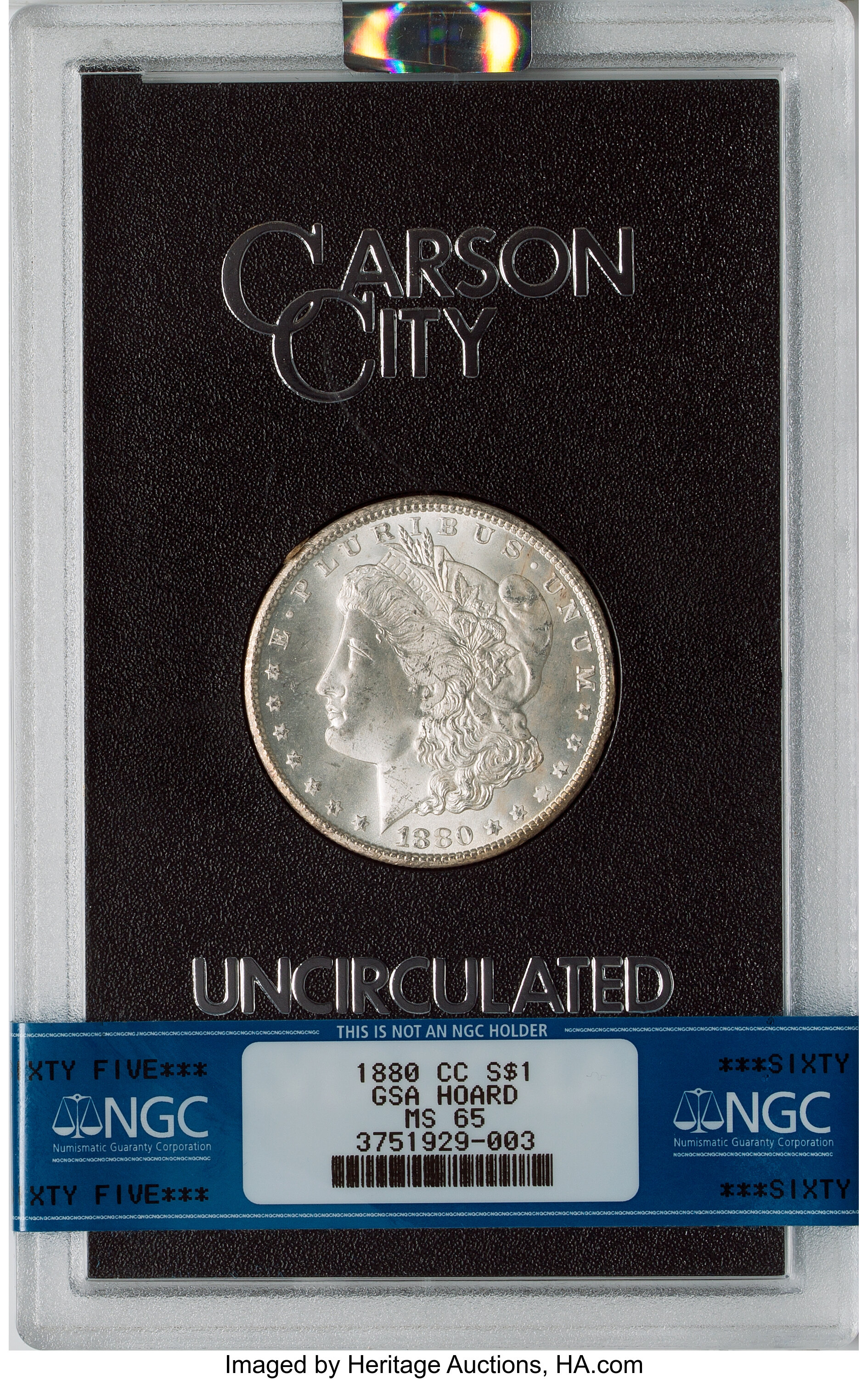 1880-CC $1 GSA MS65 NGC. NGC Census: (867/148). PCGS Population: | Lot ...