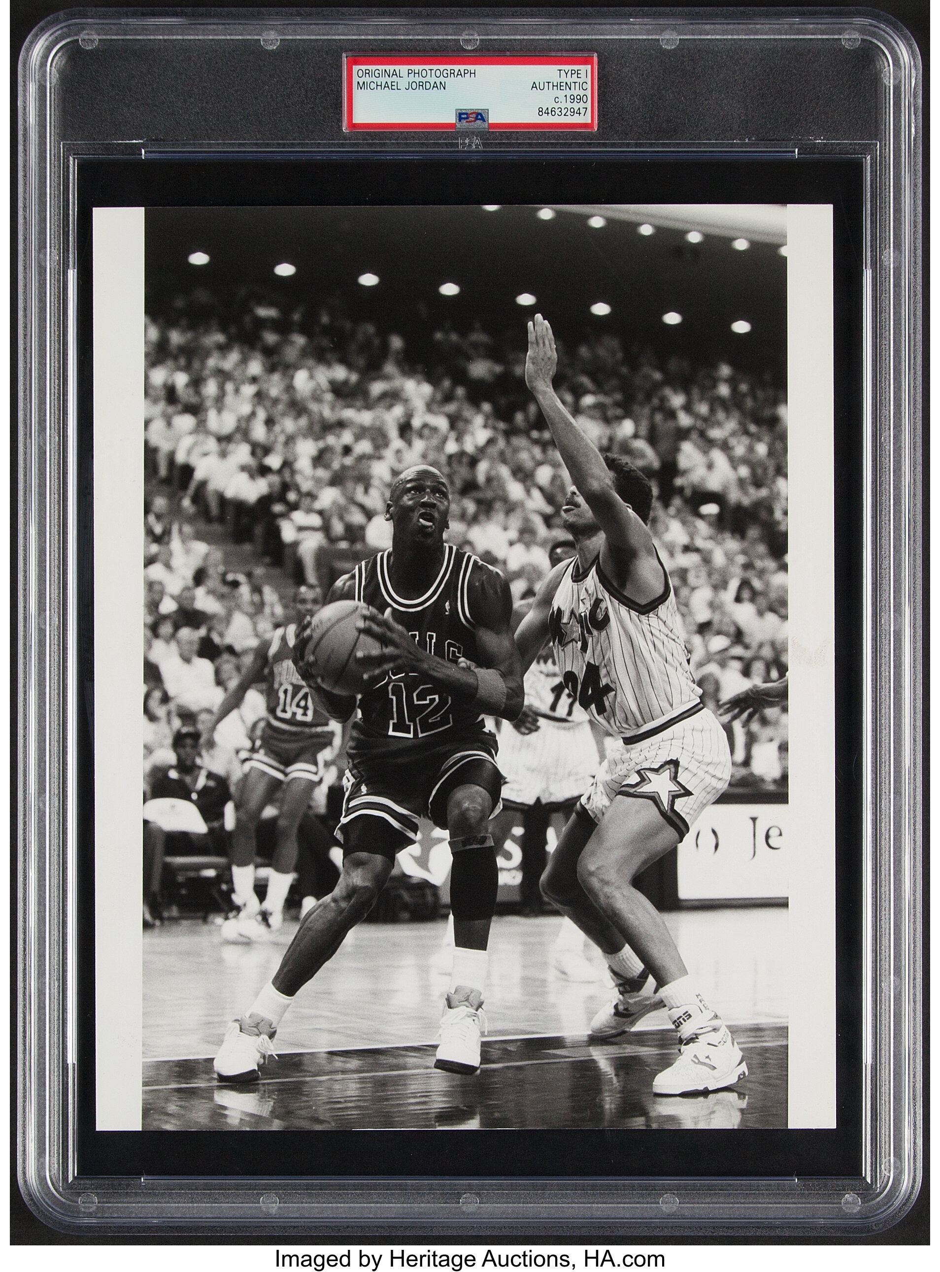 1990 Michael Jordan Original Photograph From Jersey No. 12 Game, | Lot ...