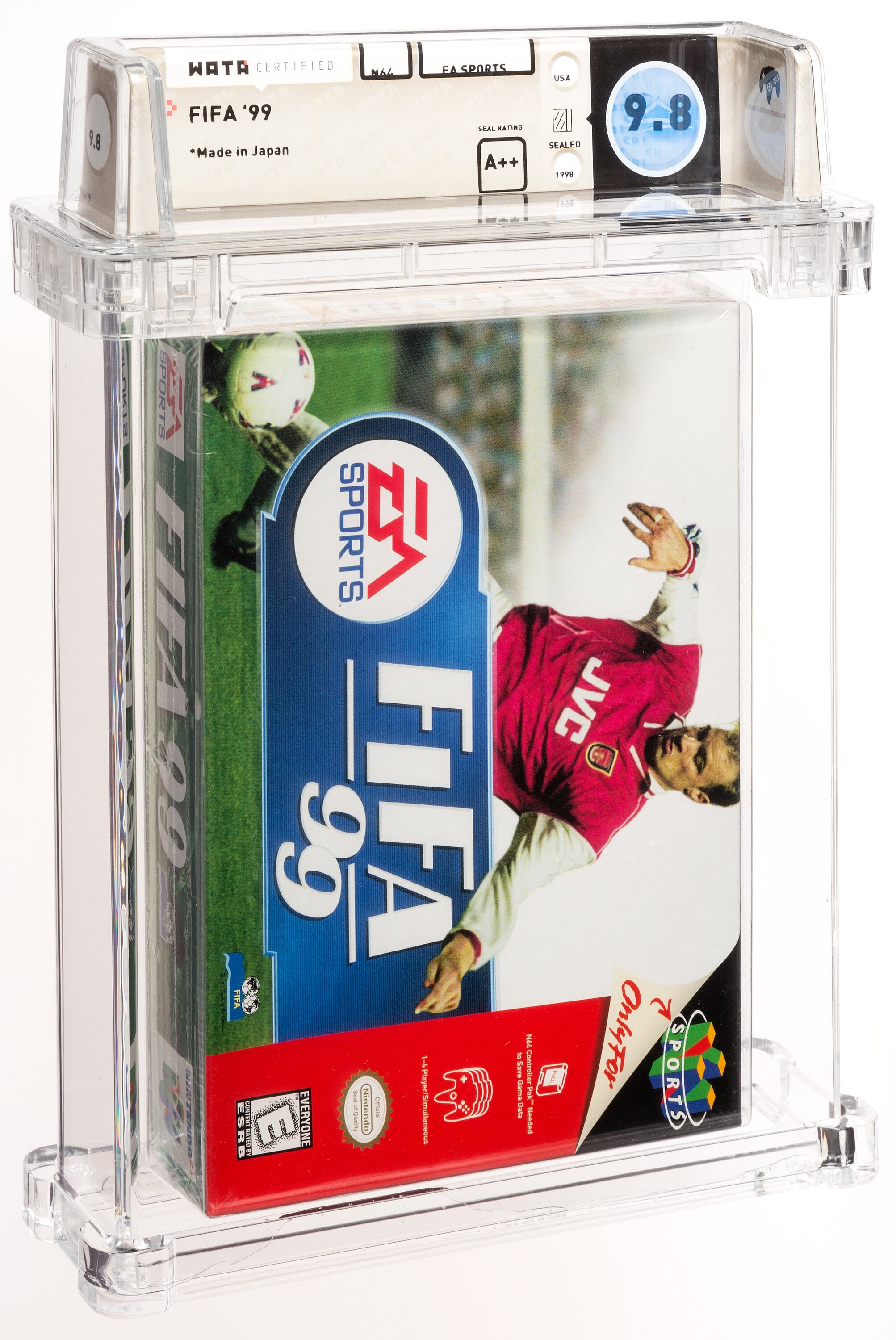 FIFA 99 - Wata 9.8 A++ Sealed, N64 EA Sports 1998 USA.... Video | Lot ...