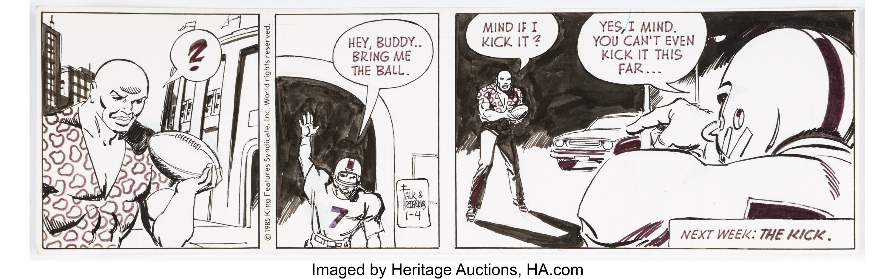 Fred Fredericks Mandrake the Magician Daily Comic Strip Original | Lot ...