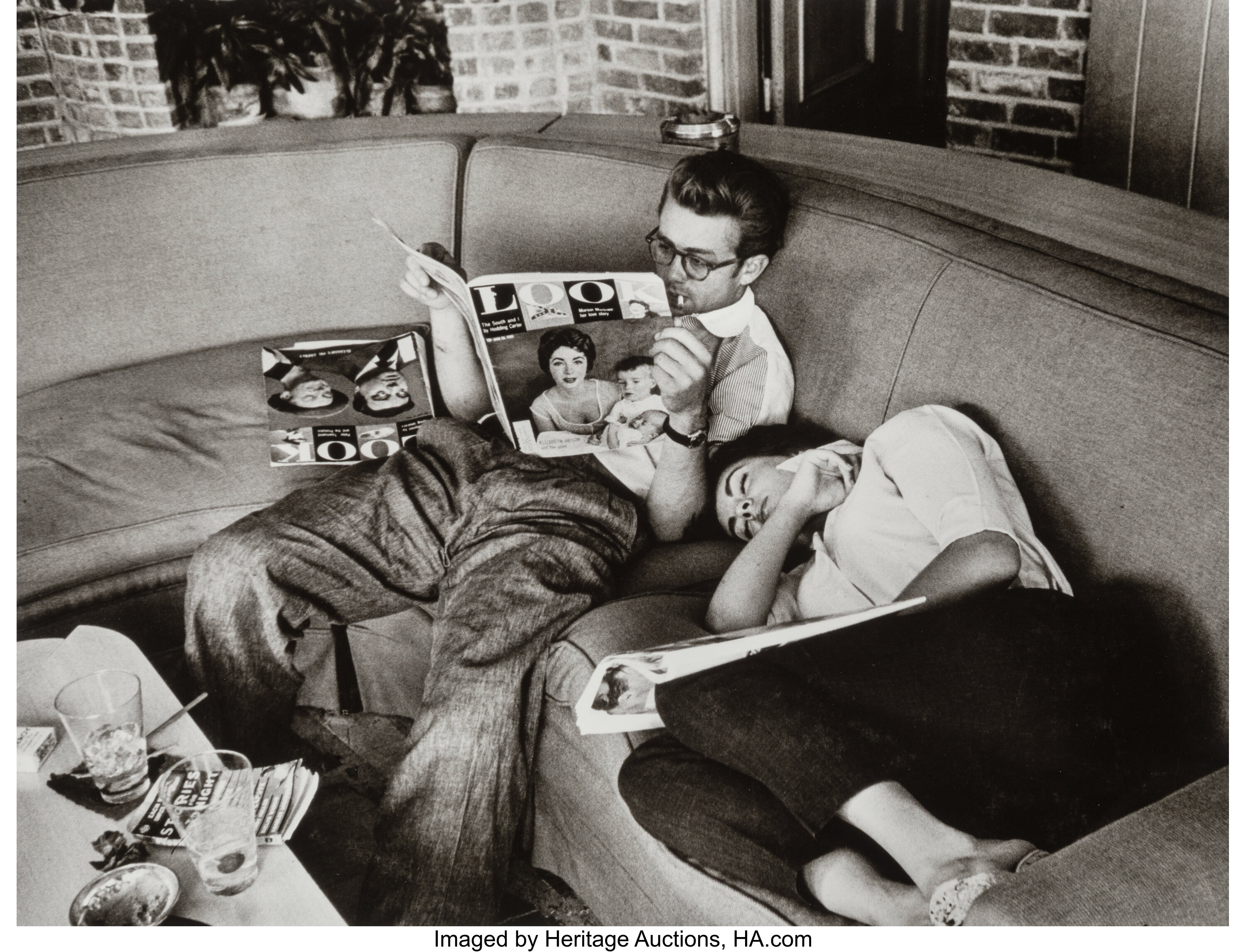 Richard Crump Miller (American, 1912-2010). James Dean and | Lot #73187 ...