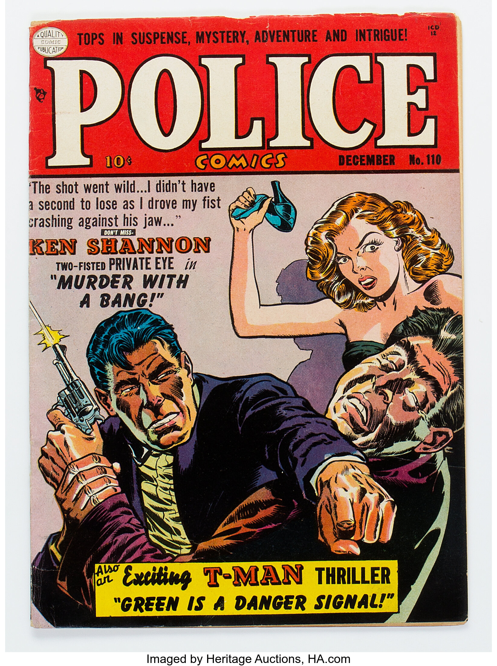 How Much Is Police Comics #110 Worth? Browse Comic Prices | Heritage ...