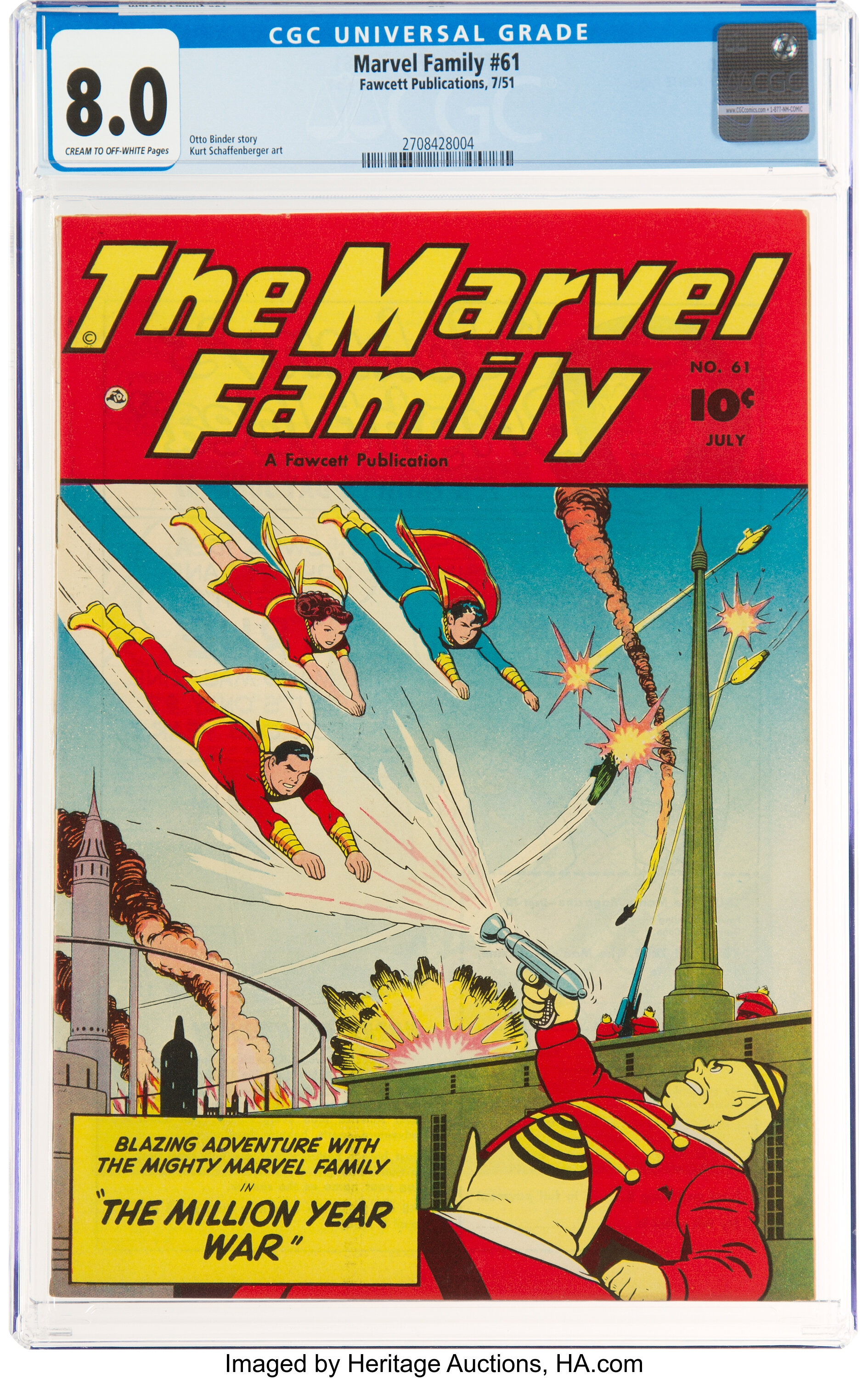 How Much Is The Marvel Family #61 Worth? Browse Comic Prices | Heritage ...