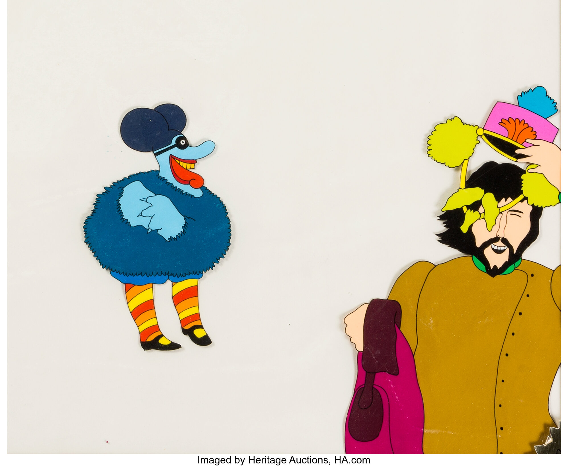 The Beatles Yellow Submarine Blue Meanie and George Sealed | Lot #19892 ...