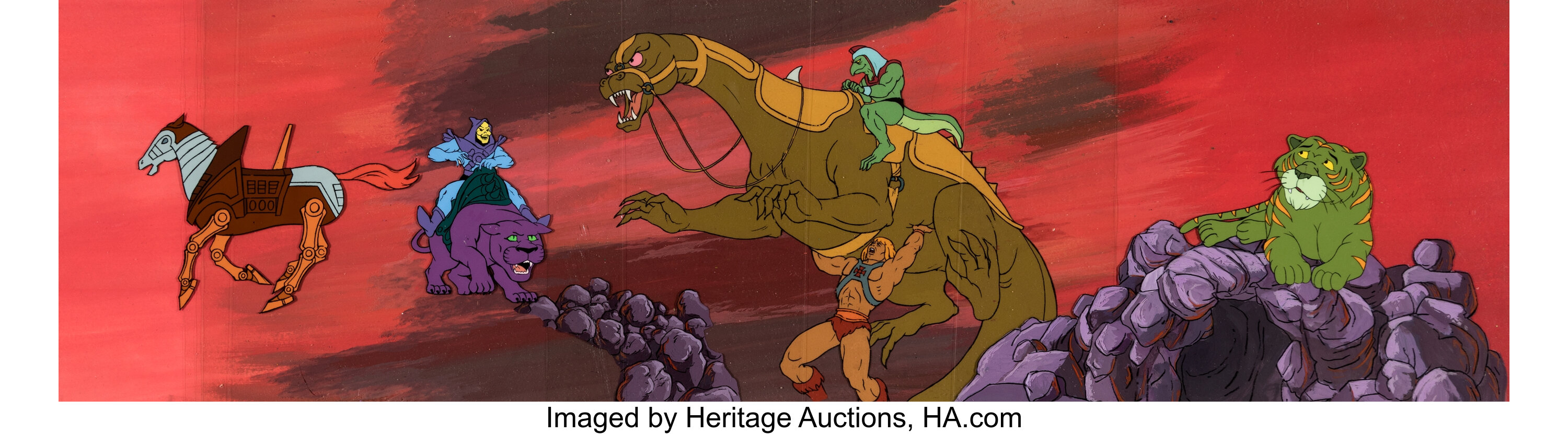 He-Man and the Masters of the Universe He-Man, Skeletor, Panthor, | Lot ...