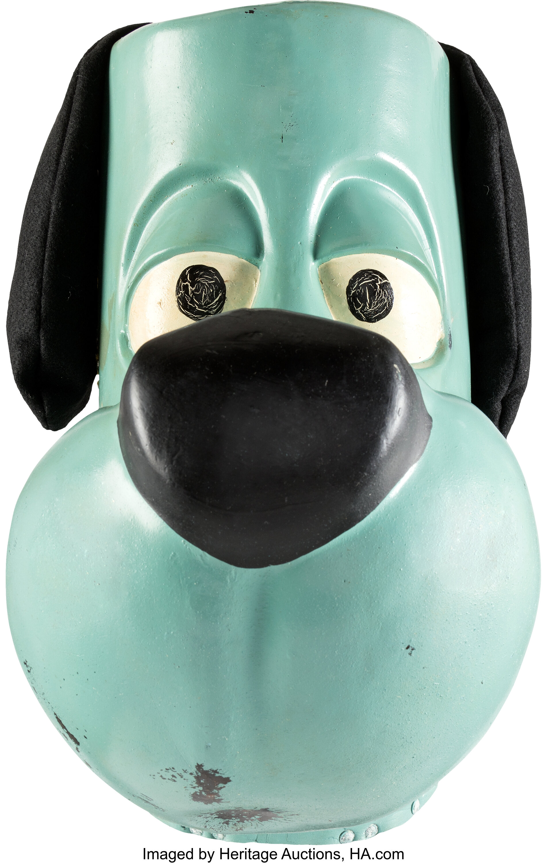 Huckleberry Hound Oversized Head Display (Hanna-Barbera, c. | Lot ...